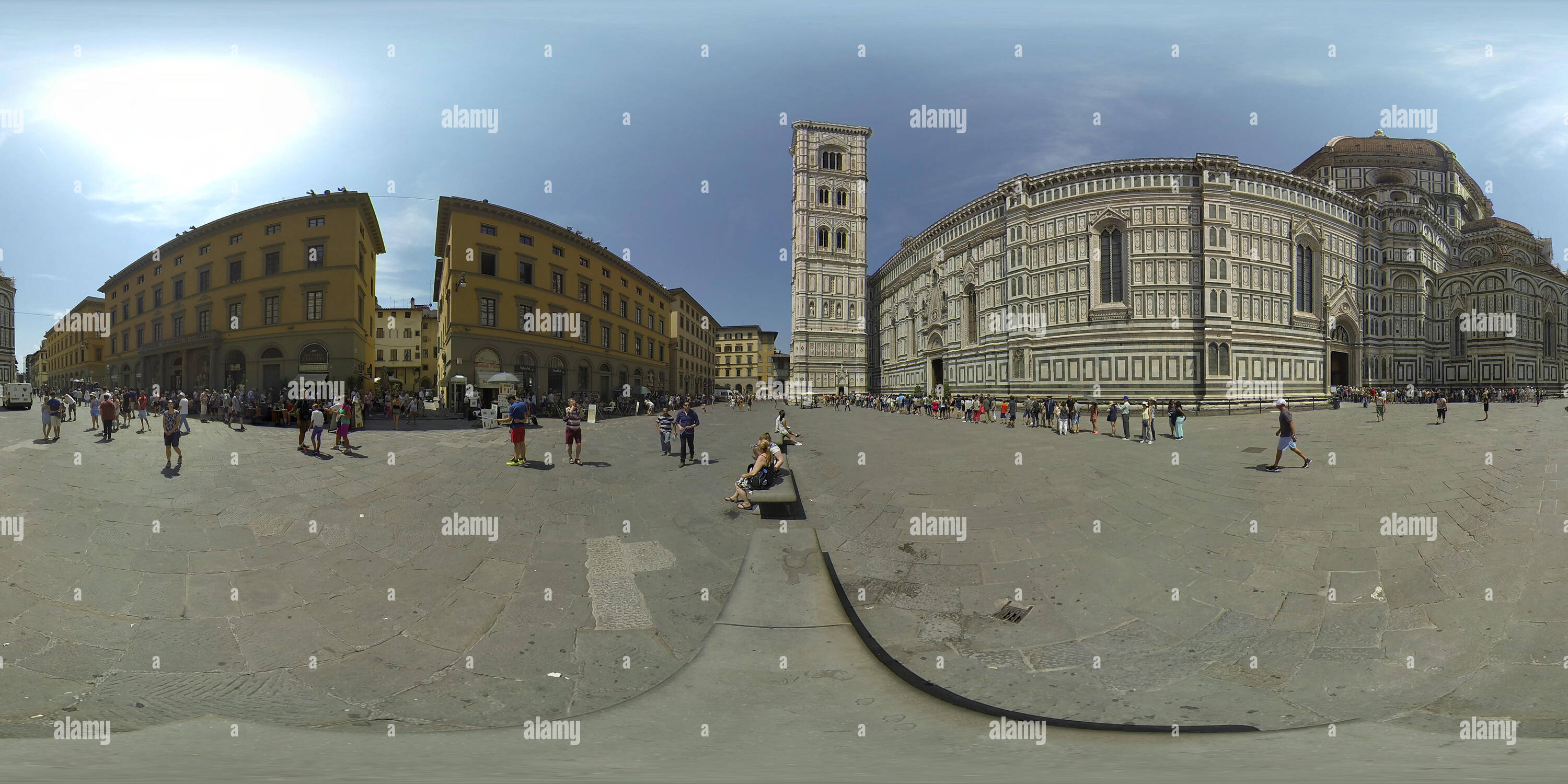 360° view of Florence is the capital city of the Italian region of ...