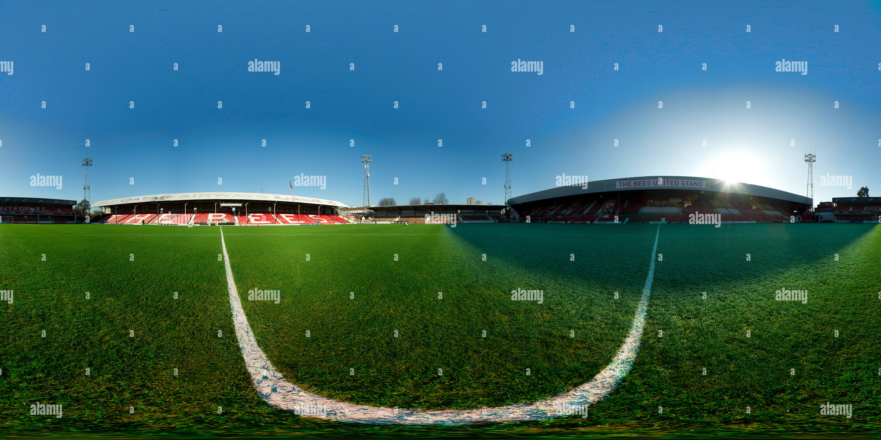 360° view of BFC Stadium Panorama - Alamy