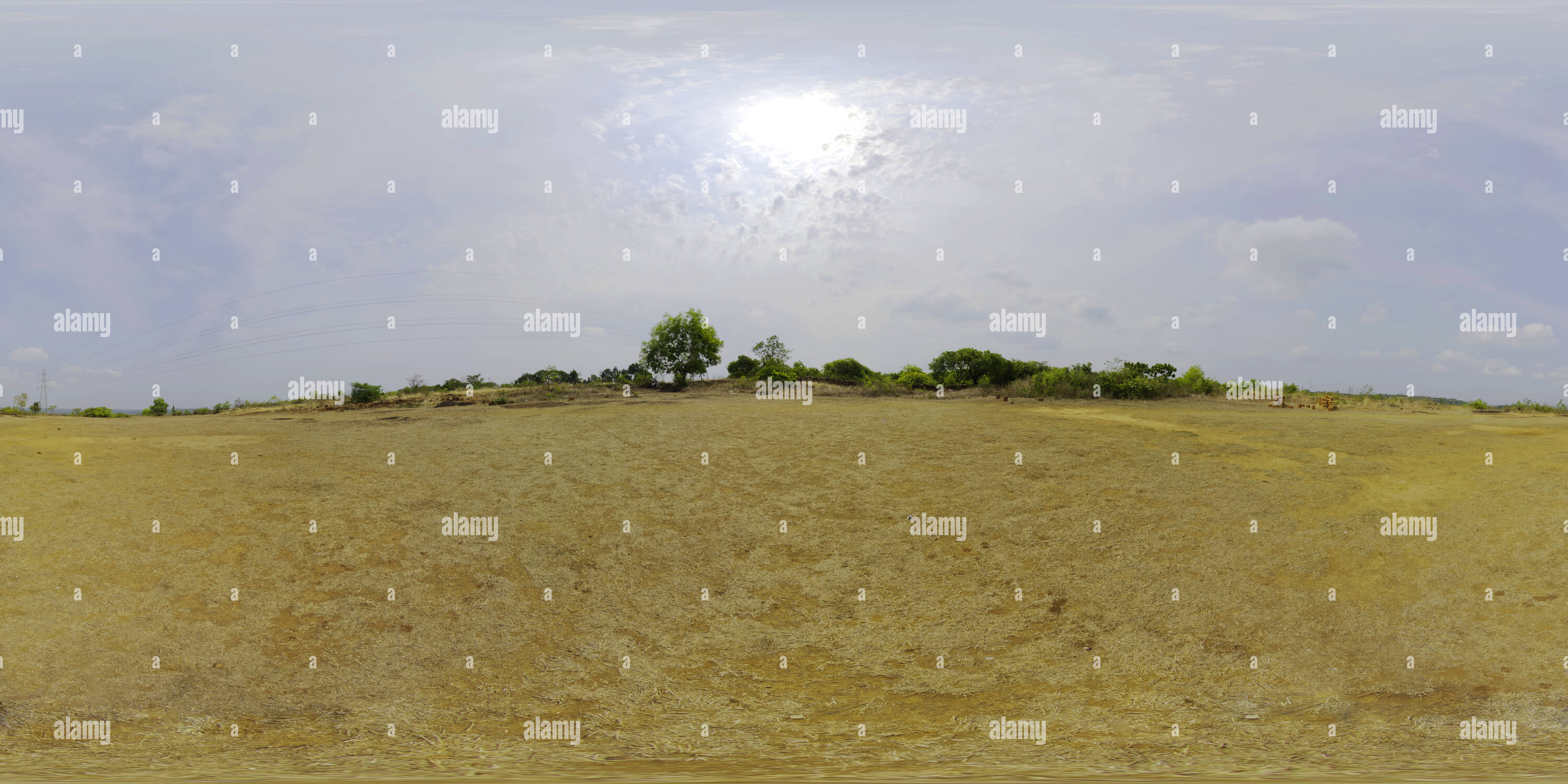 360° view of Pattuvam Football ground - Alamy