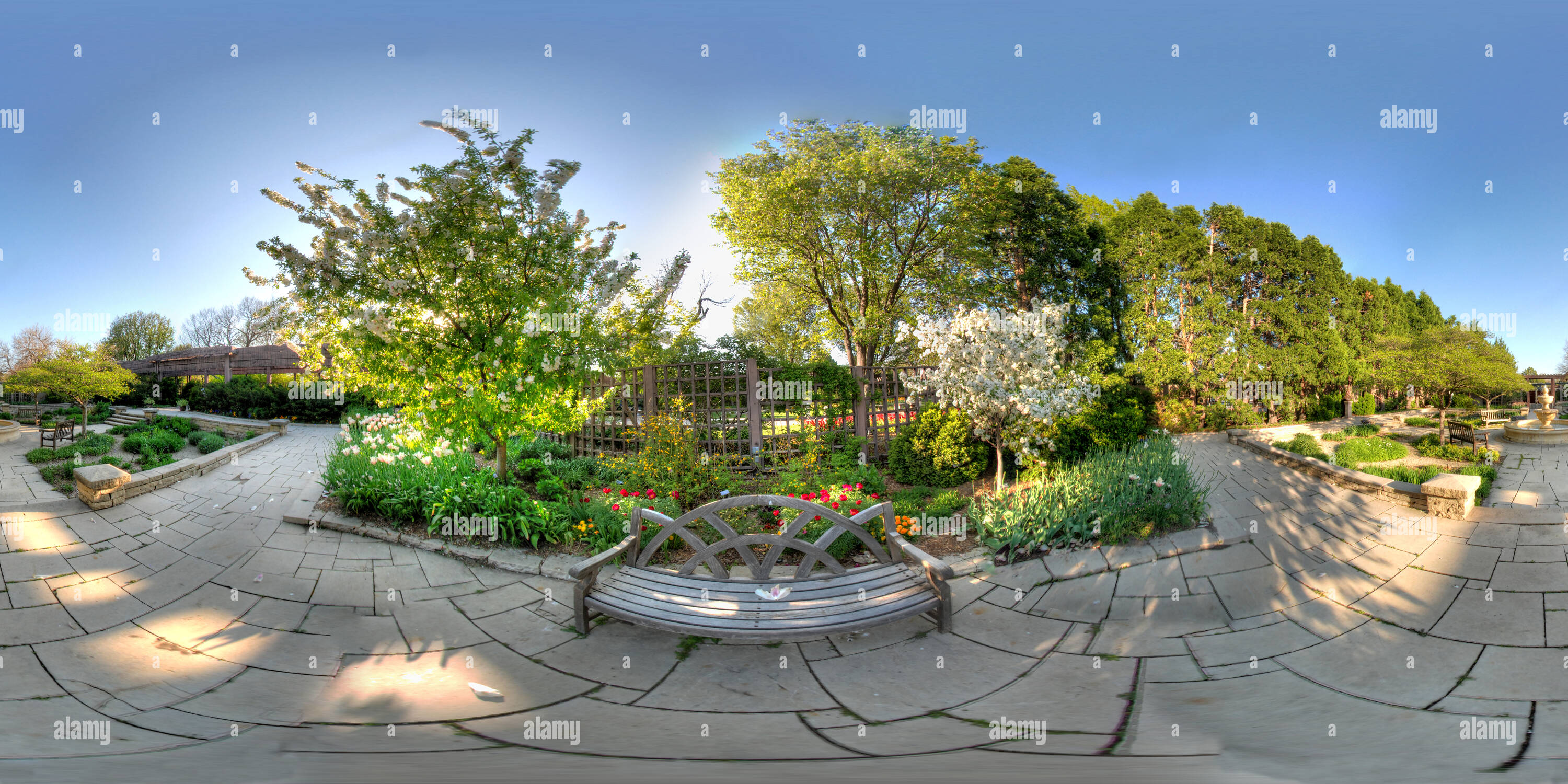 360° view of "Shakespeare Garden" at Botanica - Alamy