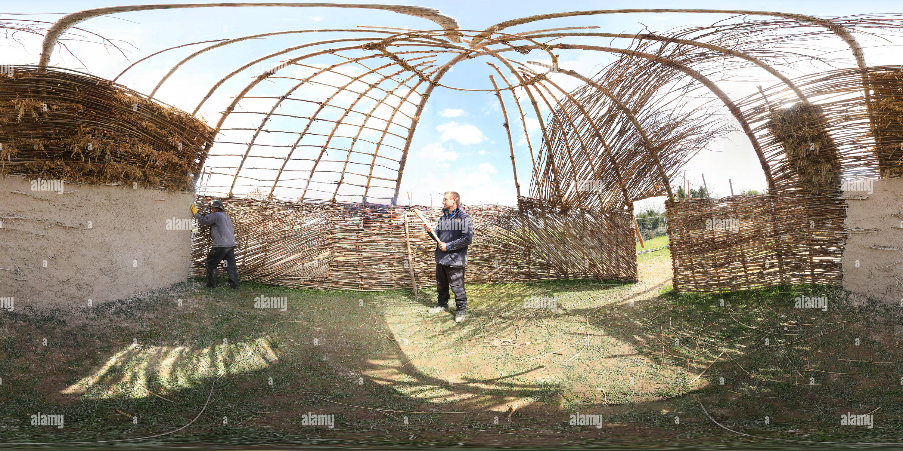 360° view of Neolithic house construction at Stonehenge by Jon Rowley ...