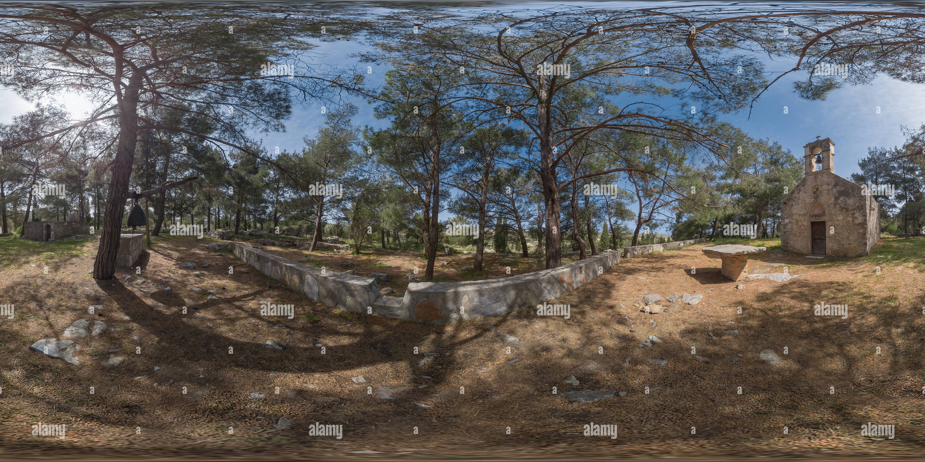 360° view of St. George's Chapel at Episkopi Village - Alamy