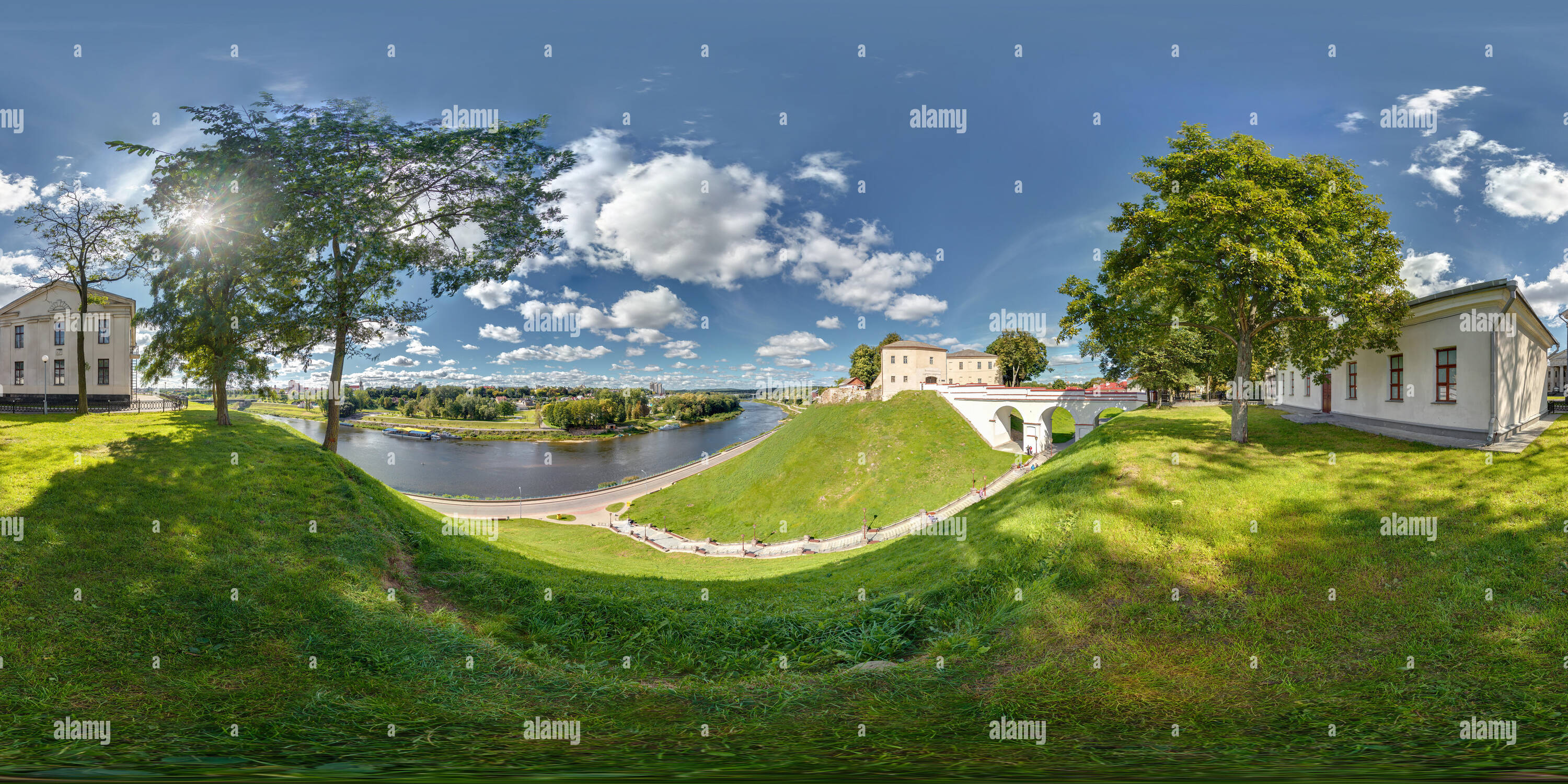 360° view of Full 360 degree panorama in equirectangular equidistant ...