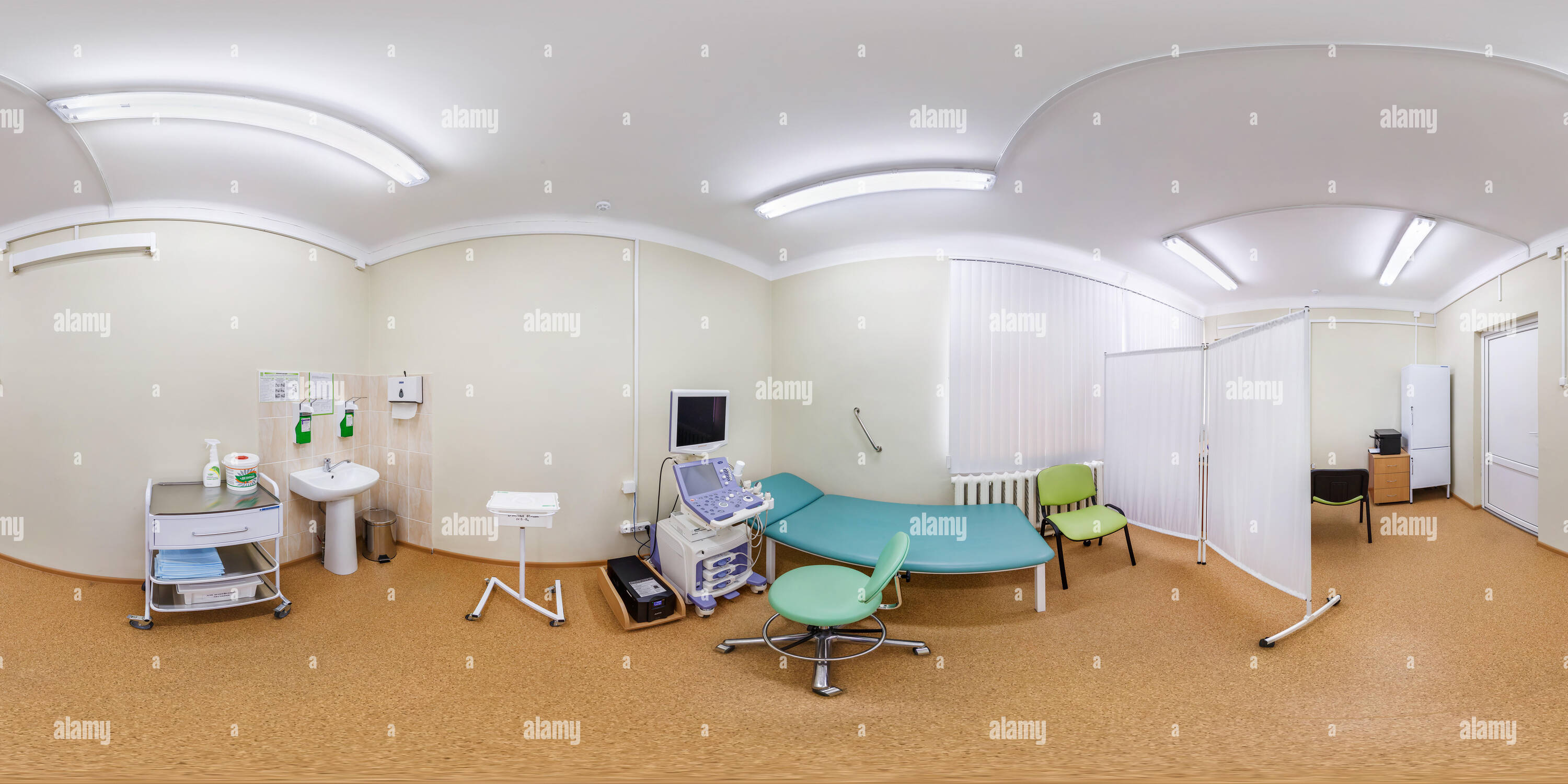 360° view of GRODNO, BELARUS - APRIL 20, 2017: Panorama in interior ...