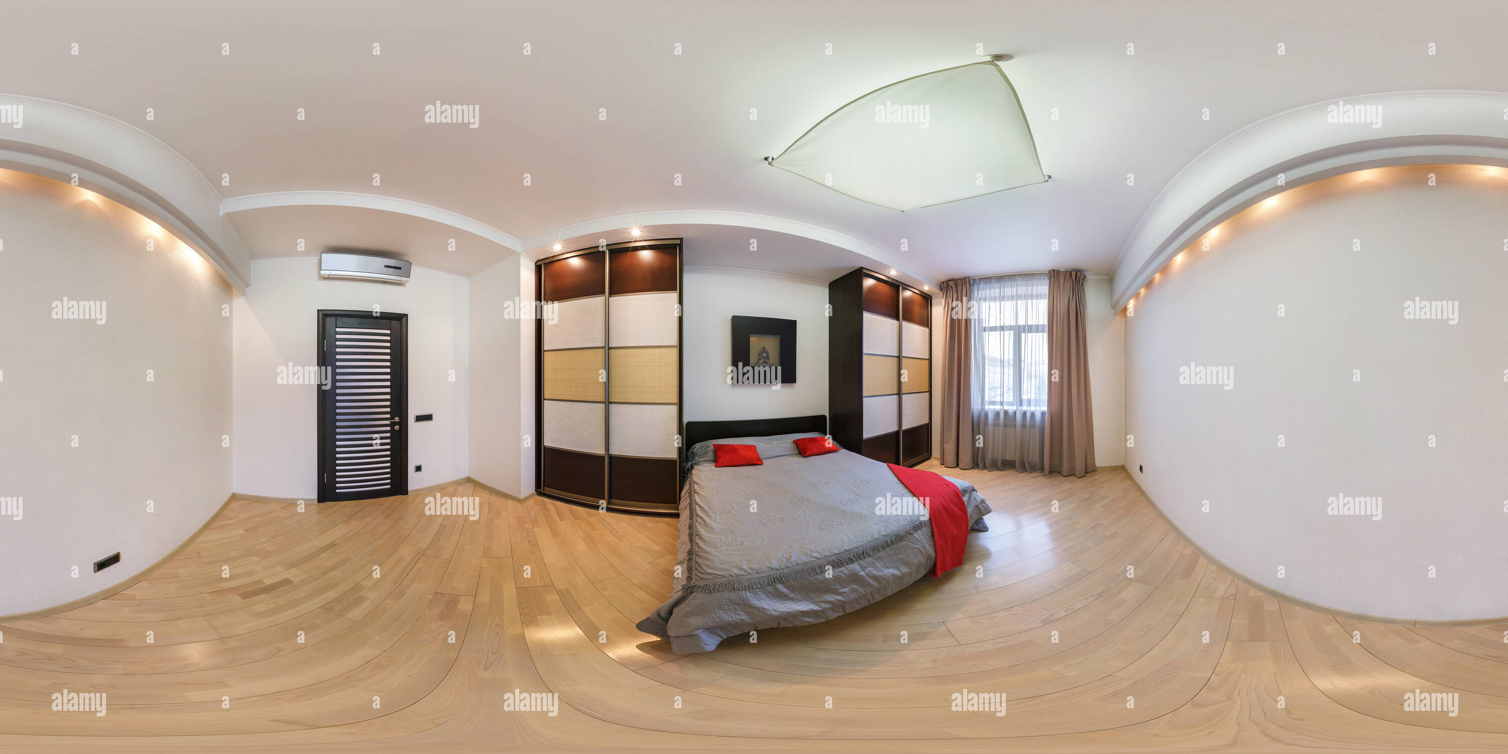 360° view of MINSK, BELARUS - MARCH 21, 2014: Full spherical 360 ...