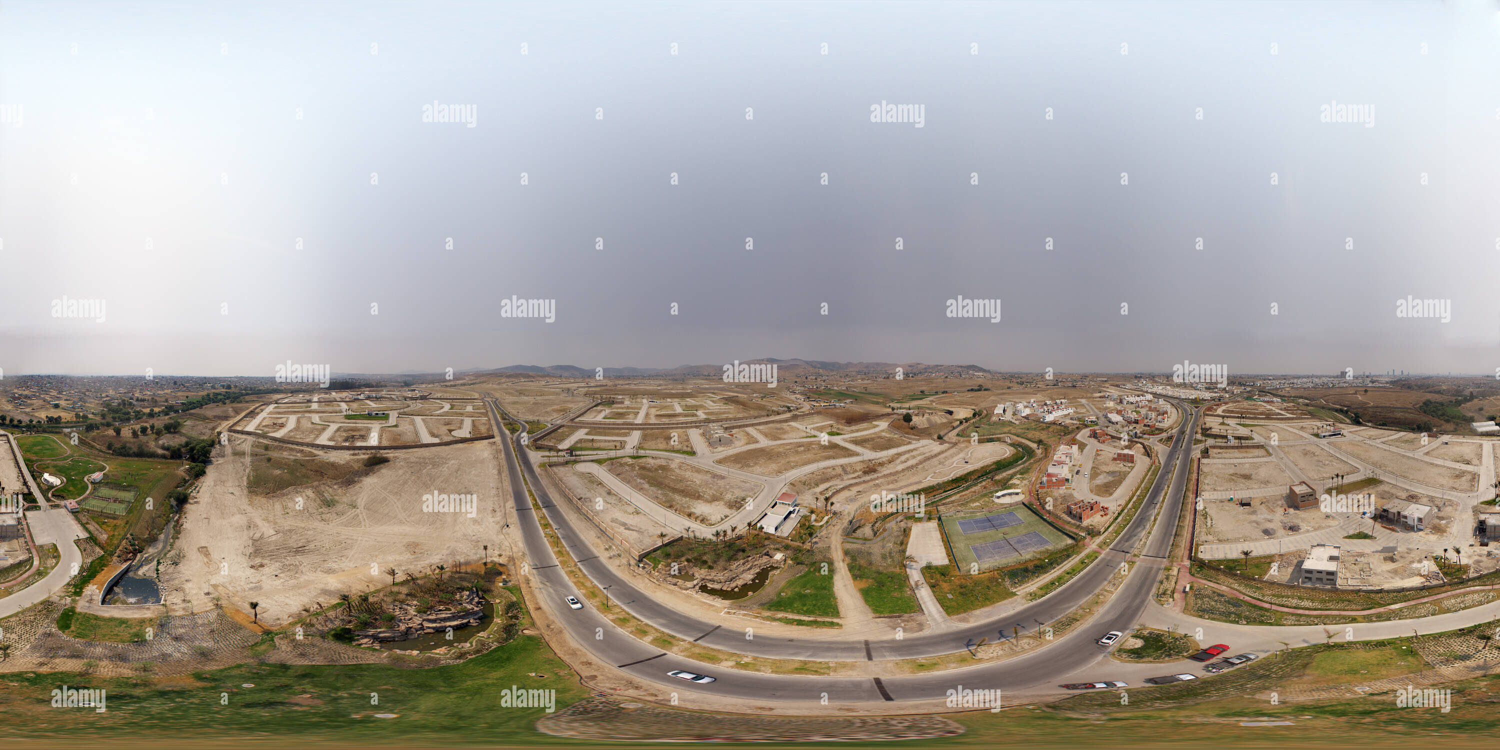 Aerial panorama lomas de angelopolis hi-res stock photography and ...