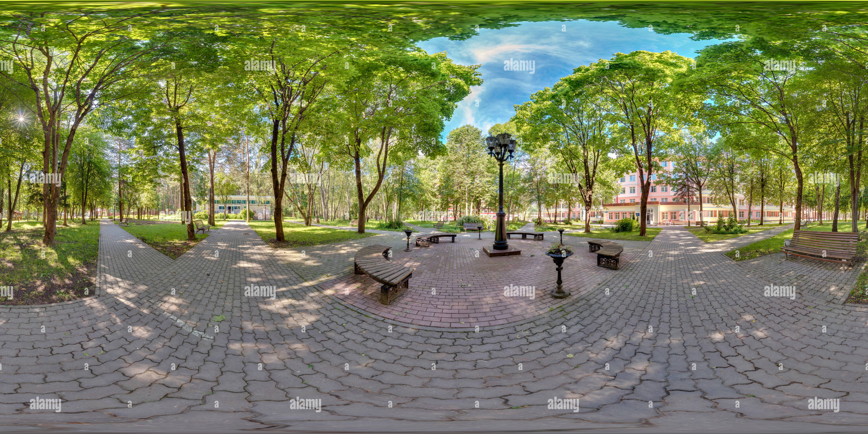 360° view of Full spherical 360 degrees seamless panorama in ...