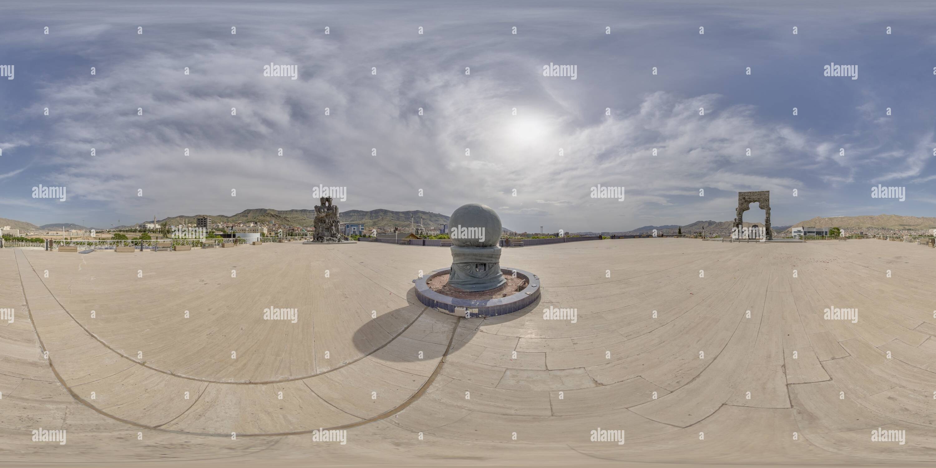 360° view of Azadi Panorama park - Alamy