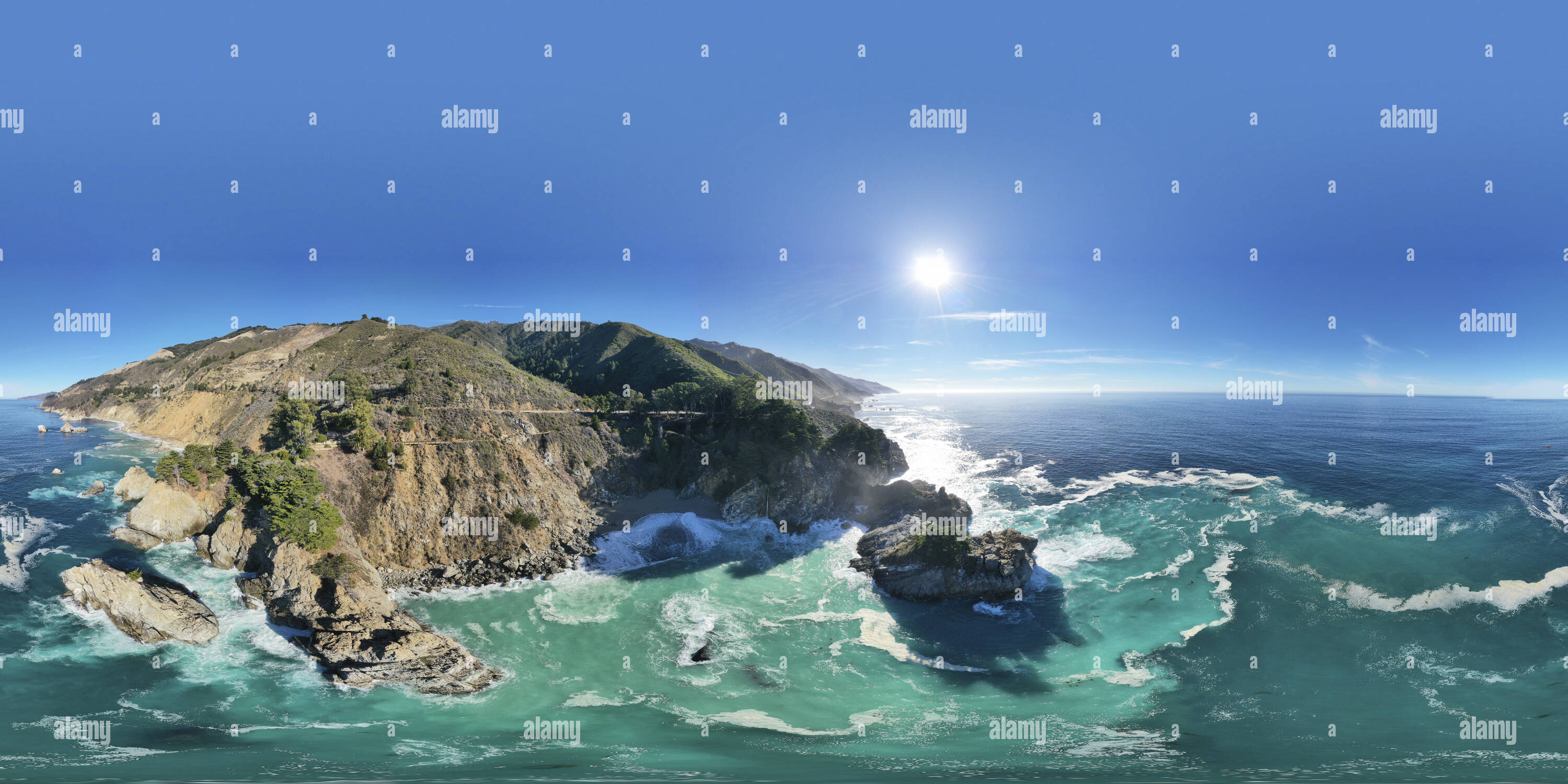 360° view of Mcway Falls 360 - Alamy