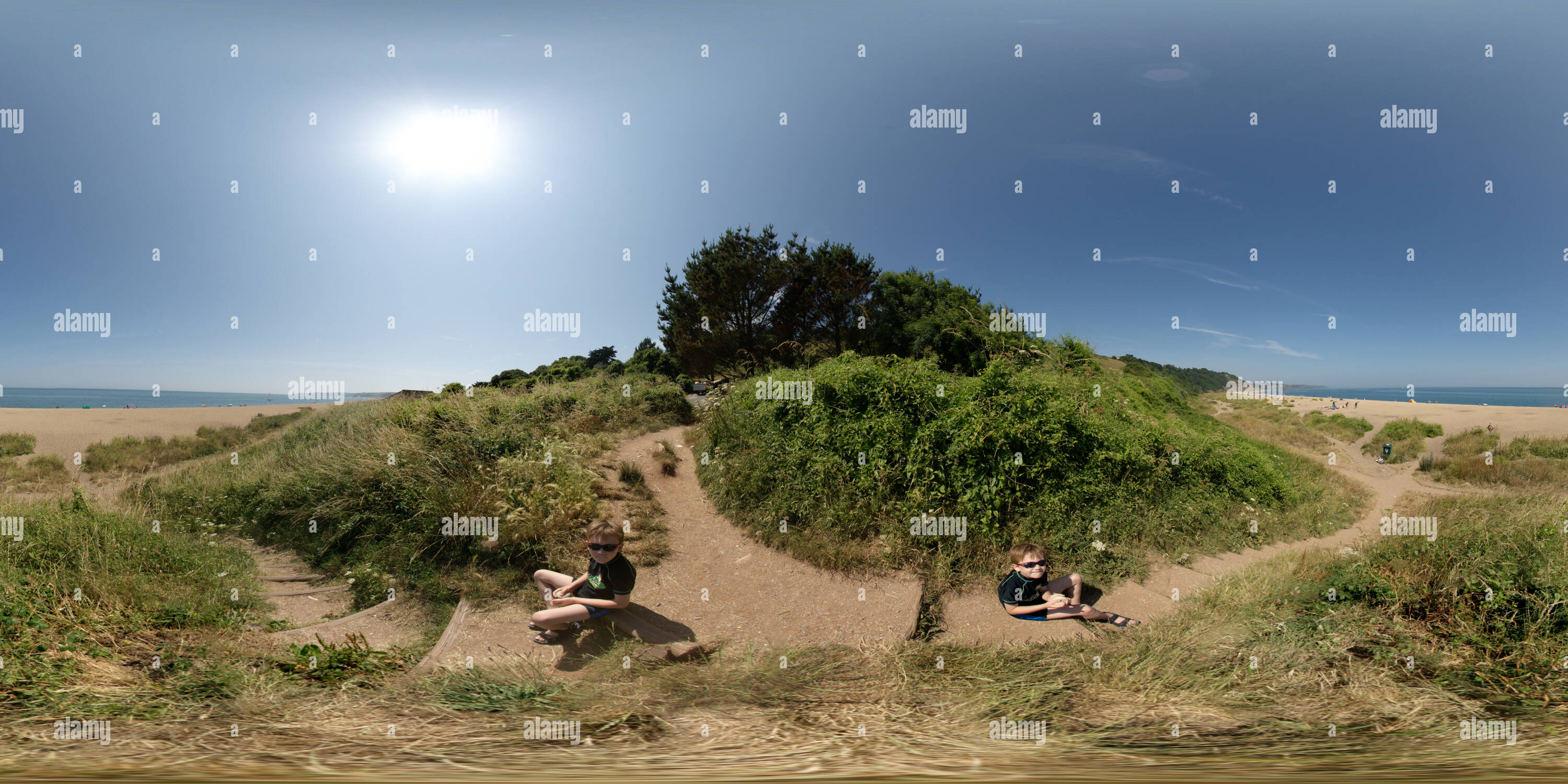 360° view of Strete Gate Steps - Alamy
