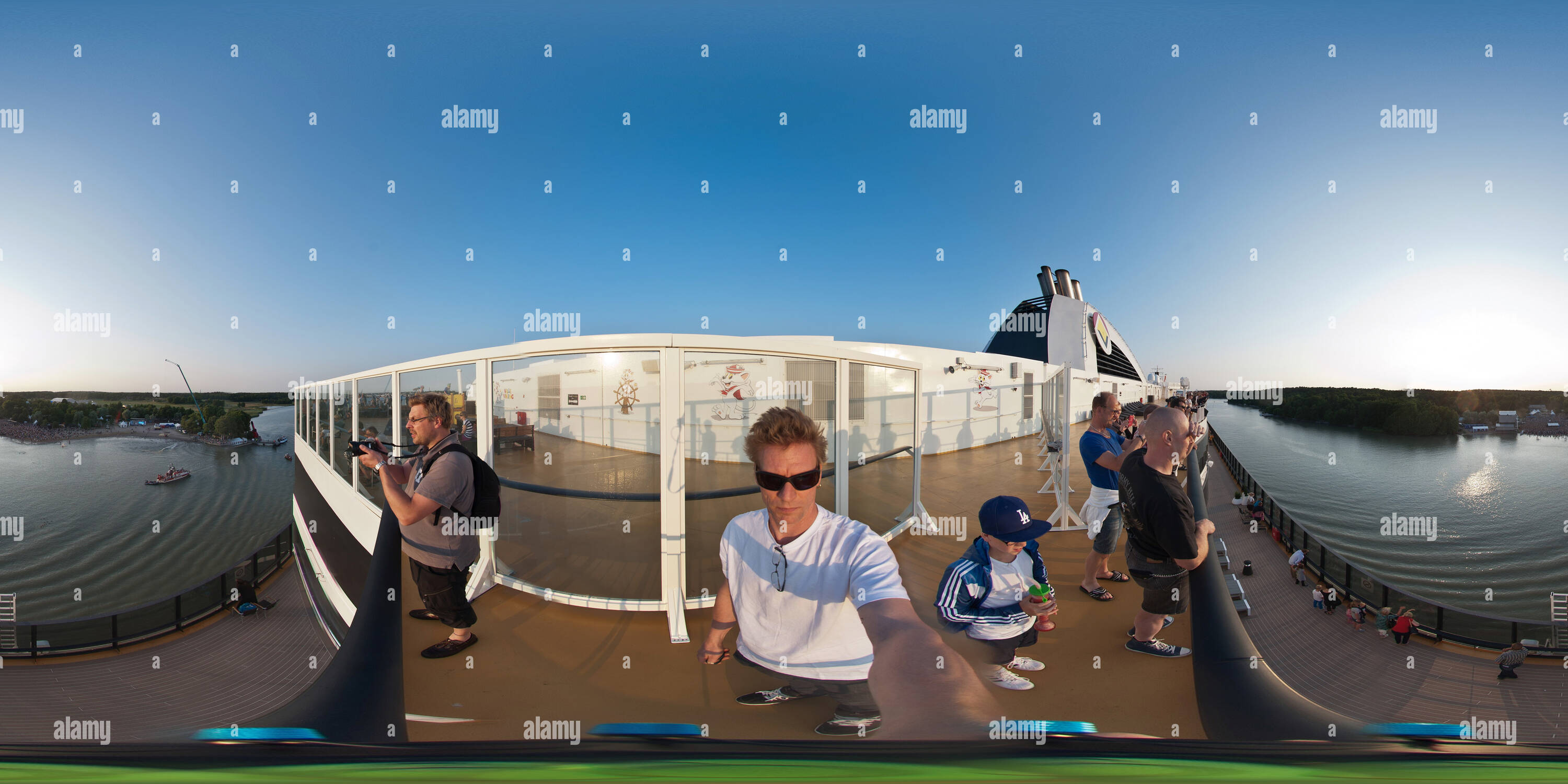 360° view of Ruisrock Festival 2013 - Alamy