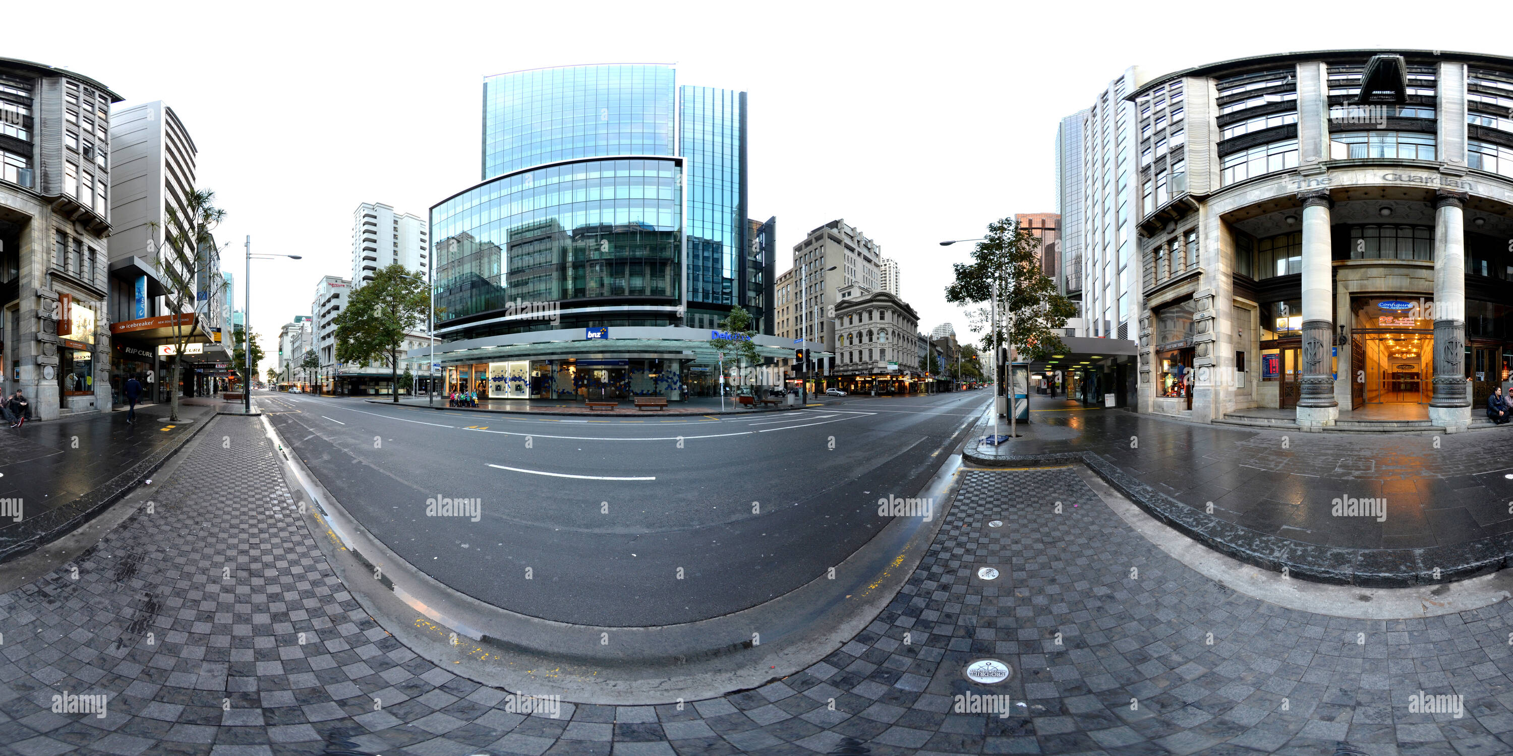 360° view of the guardian, auckland, new zealand - Alamy
