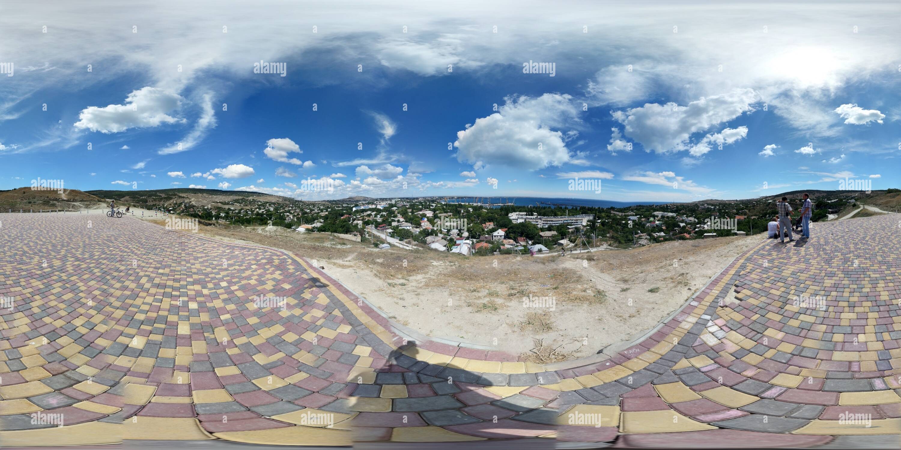 360° view of Feodosia Panorama Mitridat - Alamy