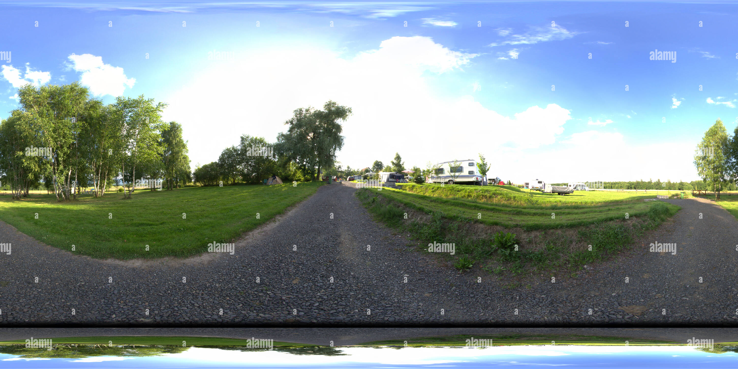 360° view of Pano 2 Camping Mirsk Poland - Alamy