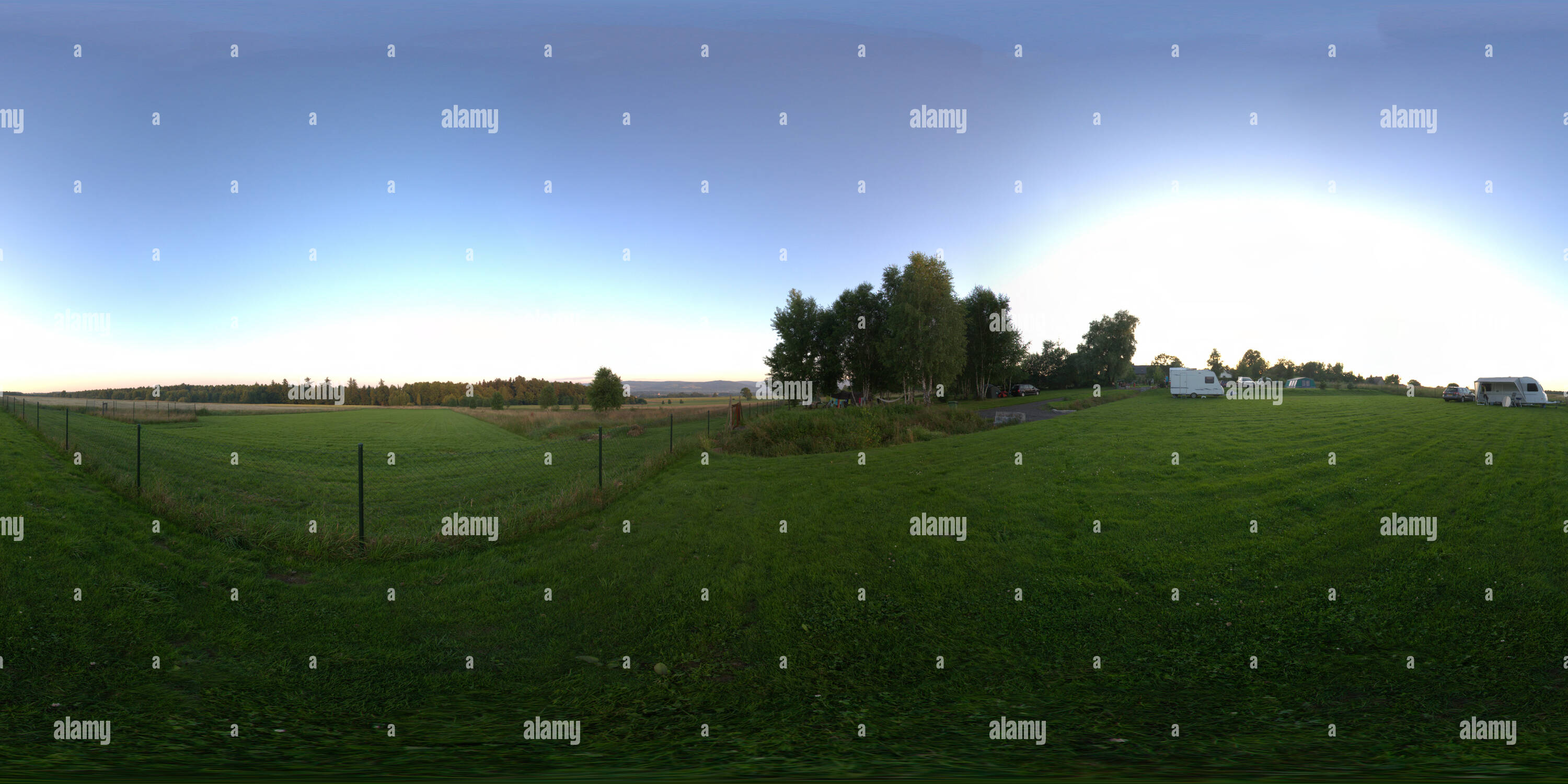 360° view of Pano 3 Camping Mirsk Poland - Alamy