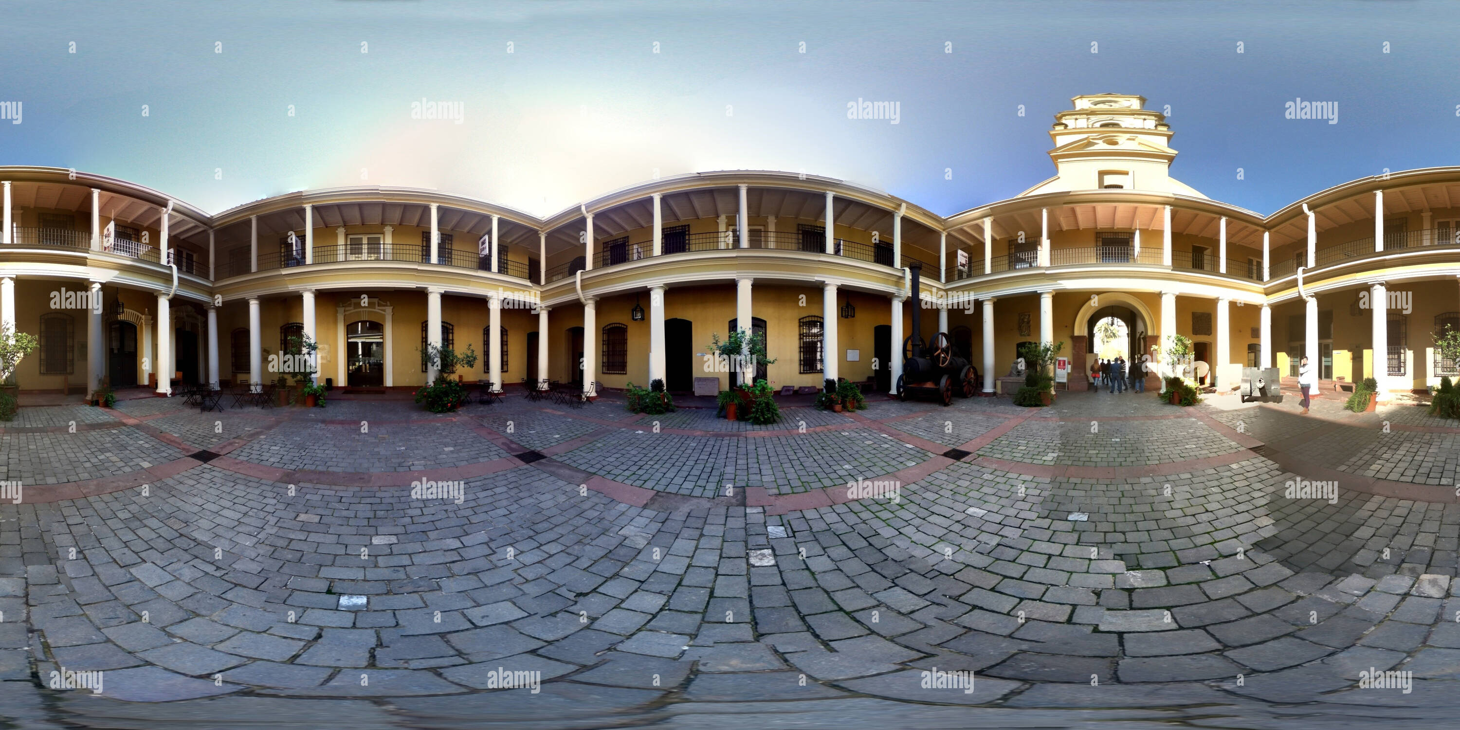 360° view of National History Museum of Chile - Alamy