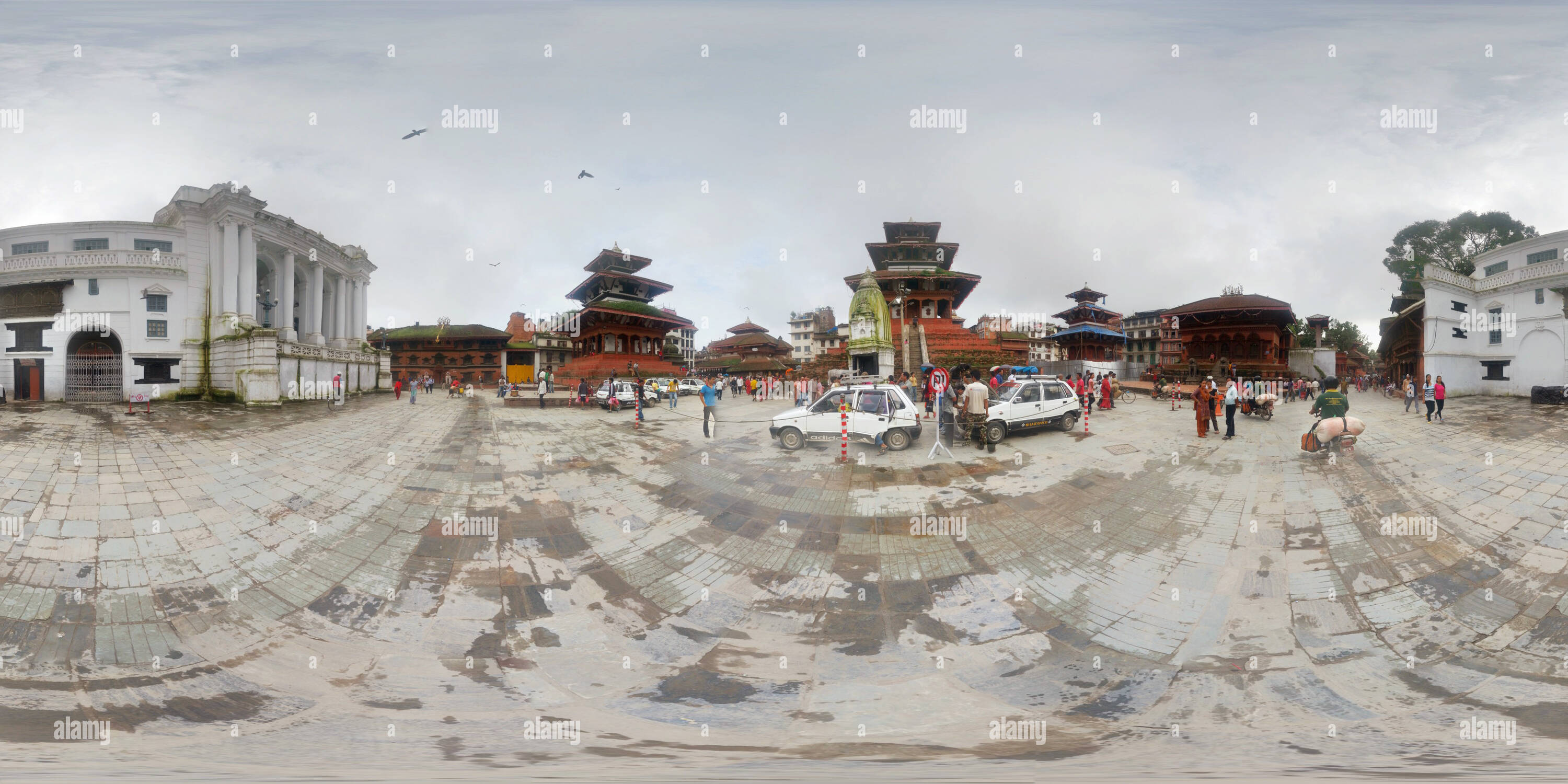 360° view of Kathmandu Durbar Square [from West] - Alamy