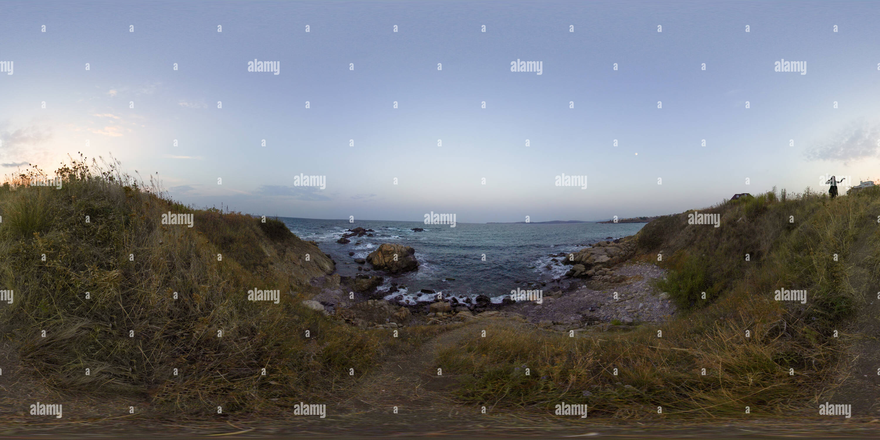 360° view of St. Ivan Island from Chernomorets, Bulgaria - Alamy