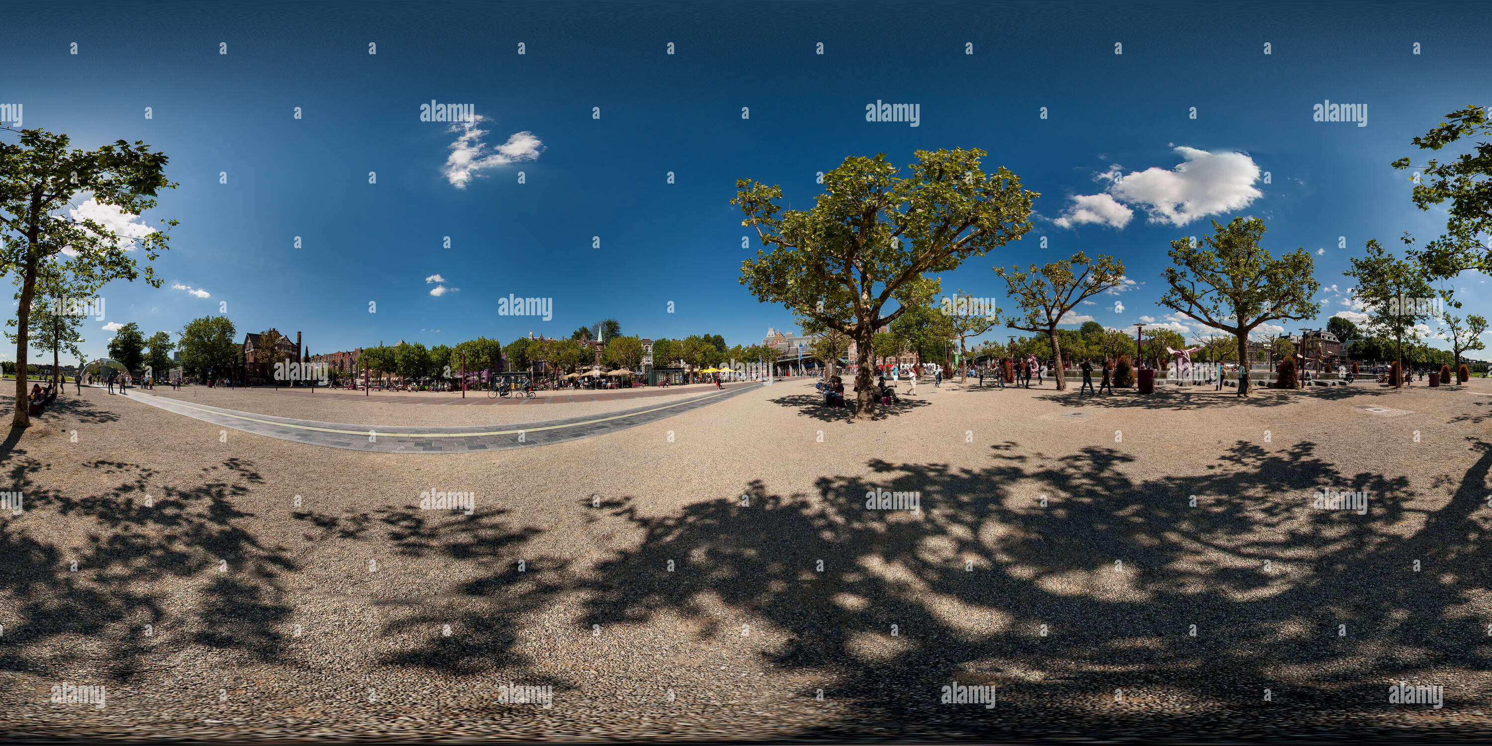 360° view of Museumplein (Museum Square - Alamy