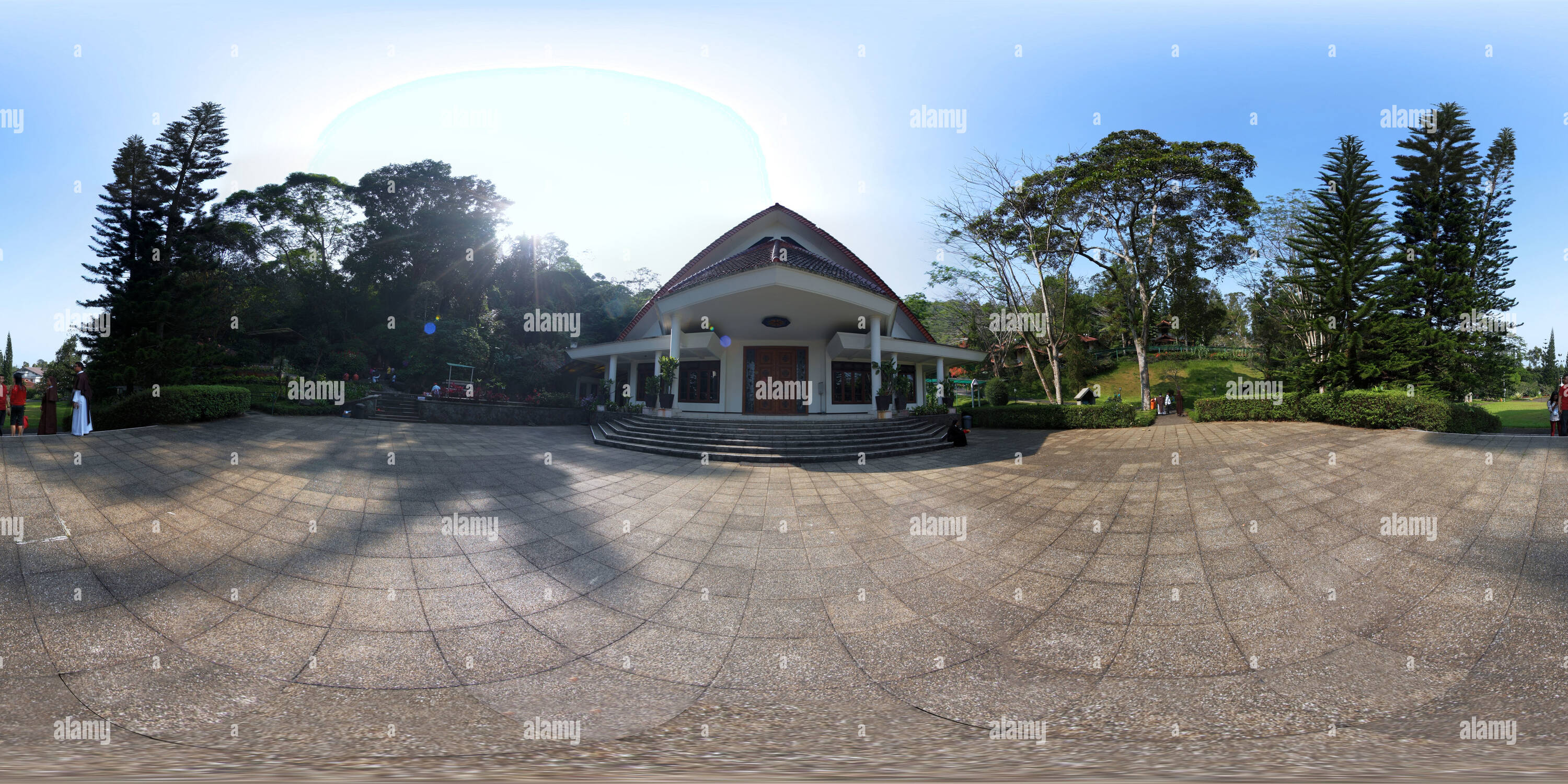 360° view of Kapel Cikanyere Lembah Karmel - Alamy