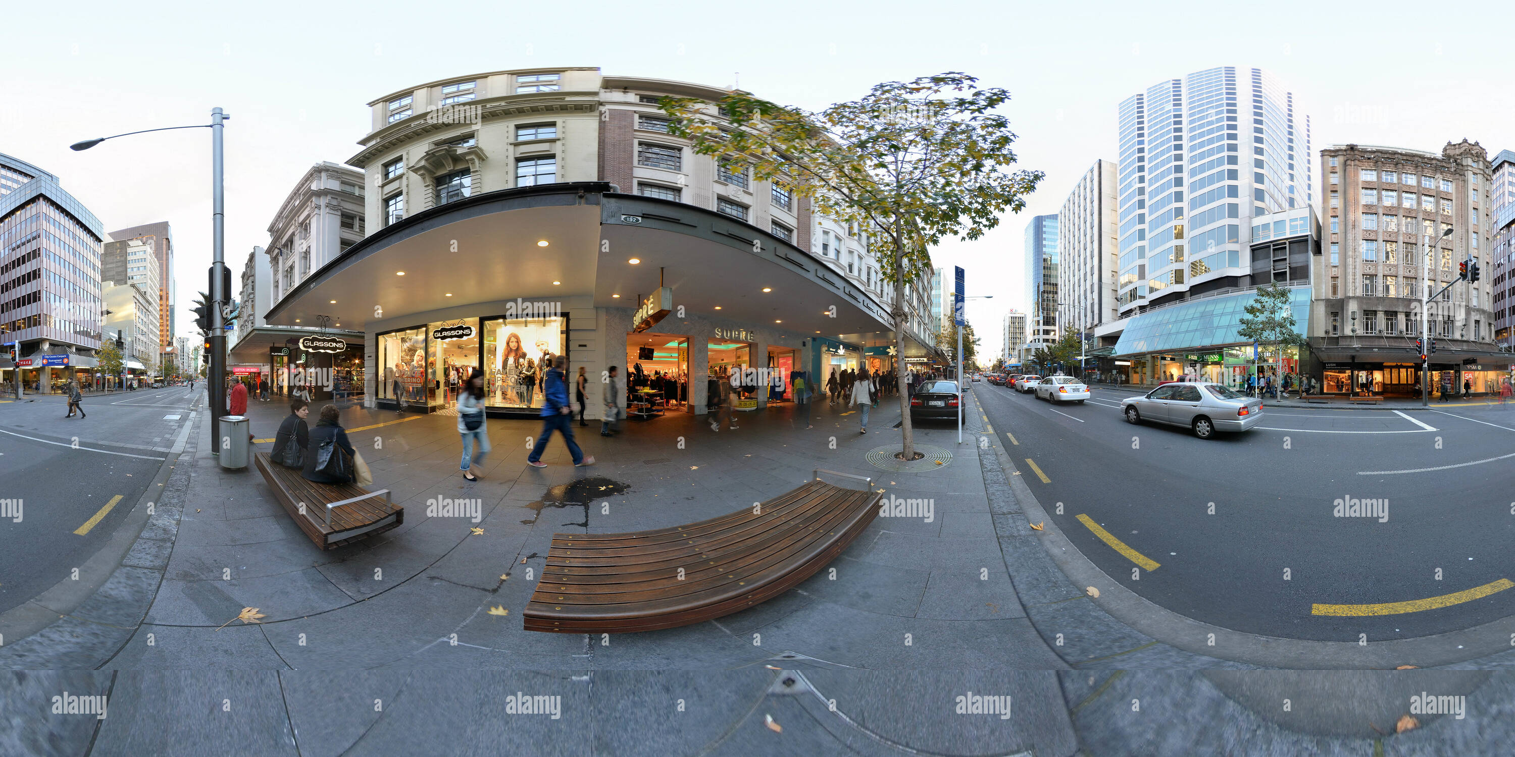 Auckland queen st hi-res stock photography and images - Alamy