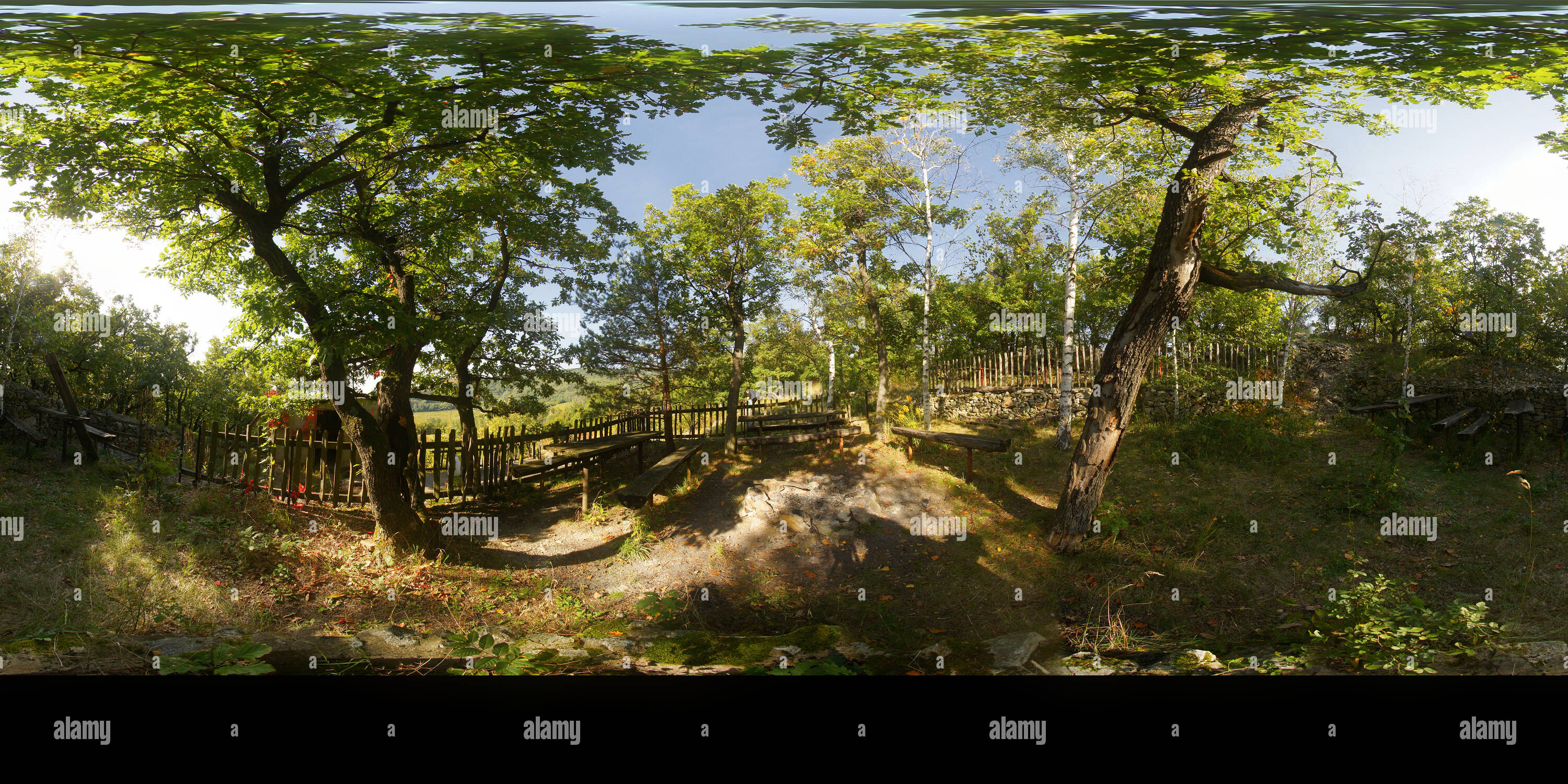 360° view of nice pit stop - Alamy