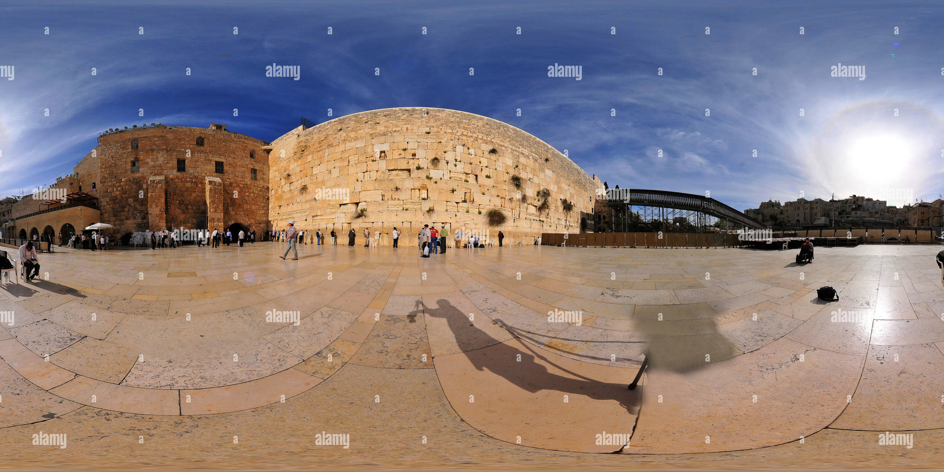 360° view of Wailing Wall - Jerusalem - Alamy