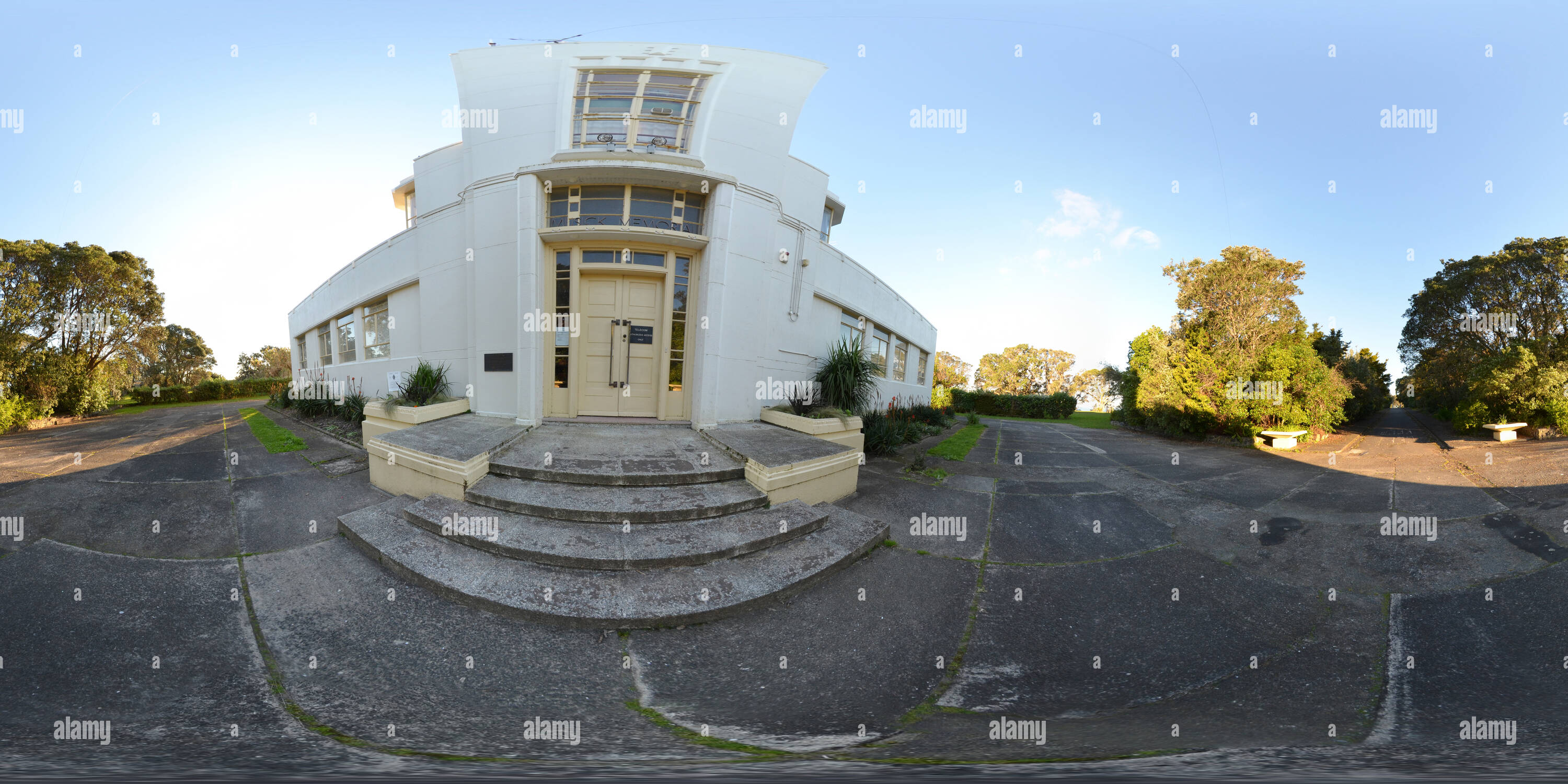 360° view of Music point /telecom building, Bucklands beach, Auckland ...