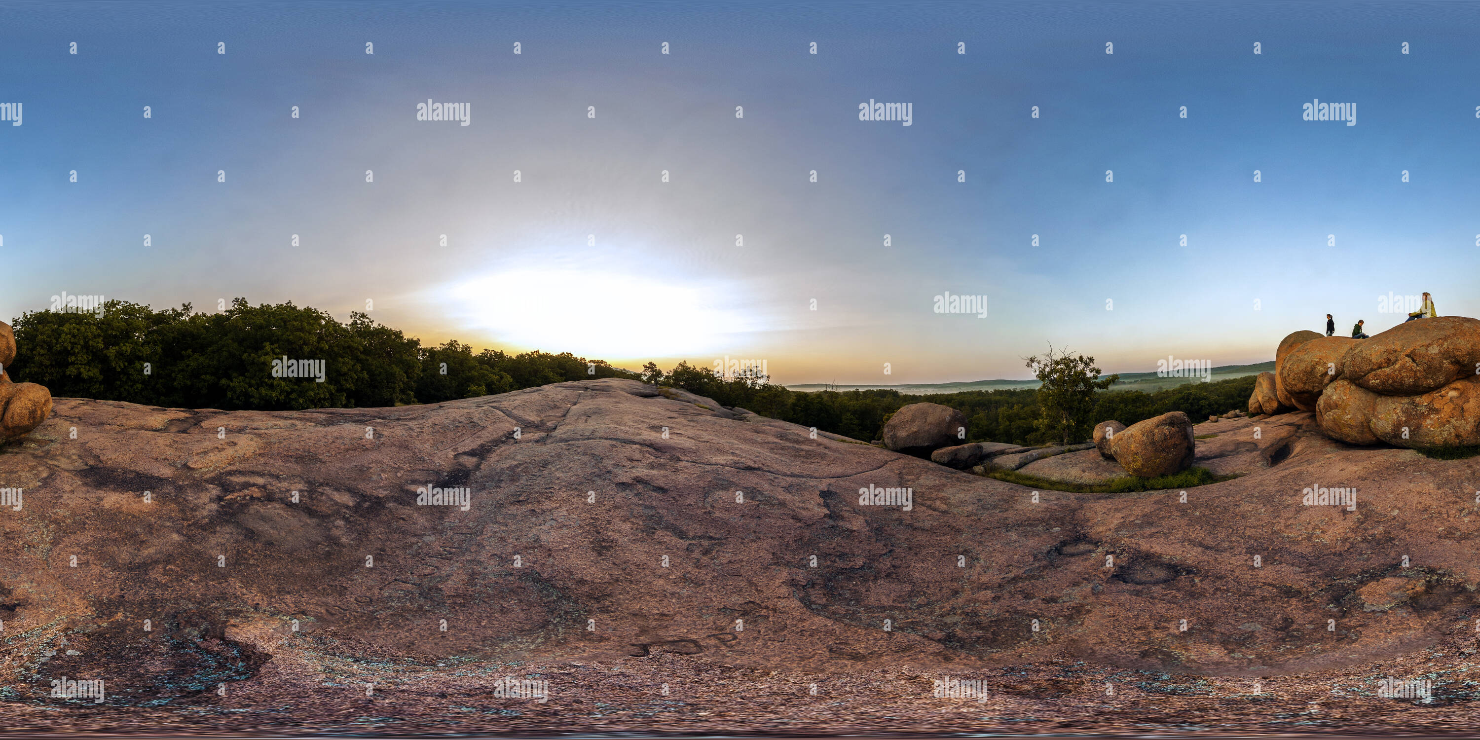 360° view of Elephant Rocks State Park - Alamy