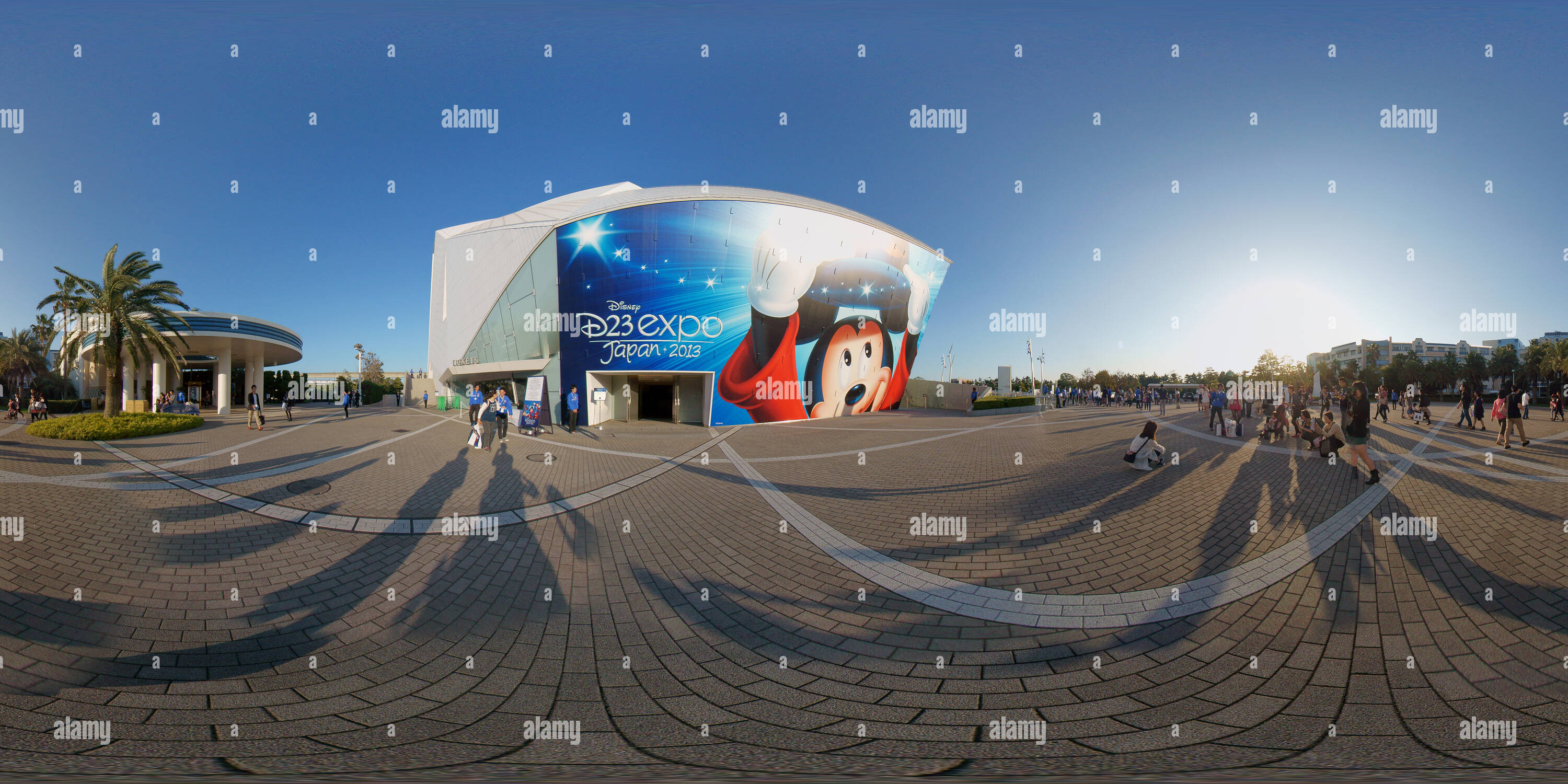 360° view of D23 Expo Japan - Mickey on AmphiTheater - Alamy