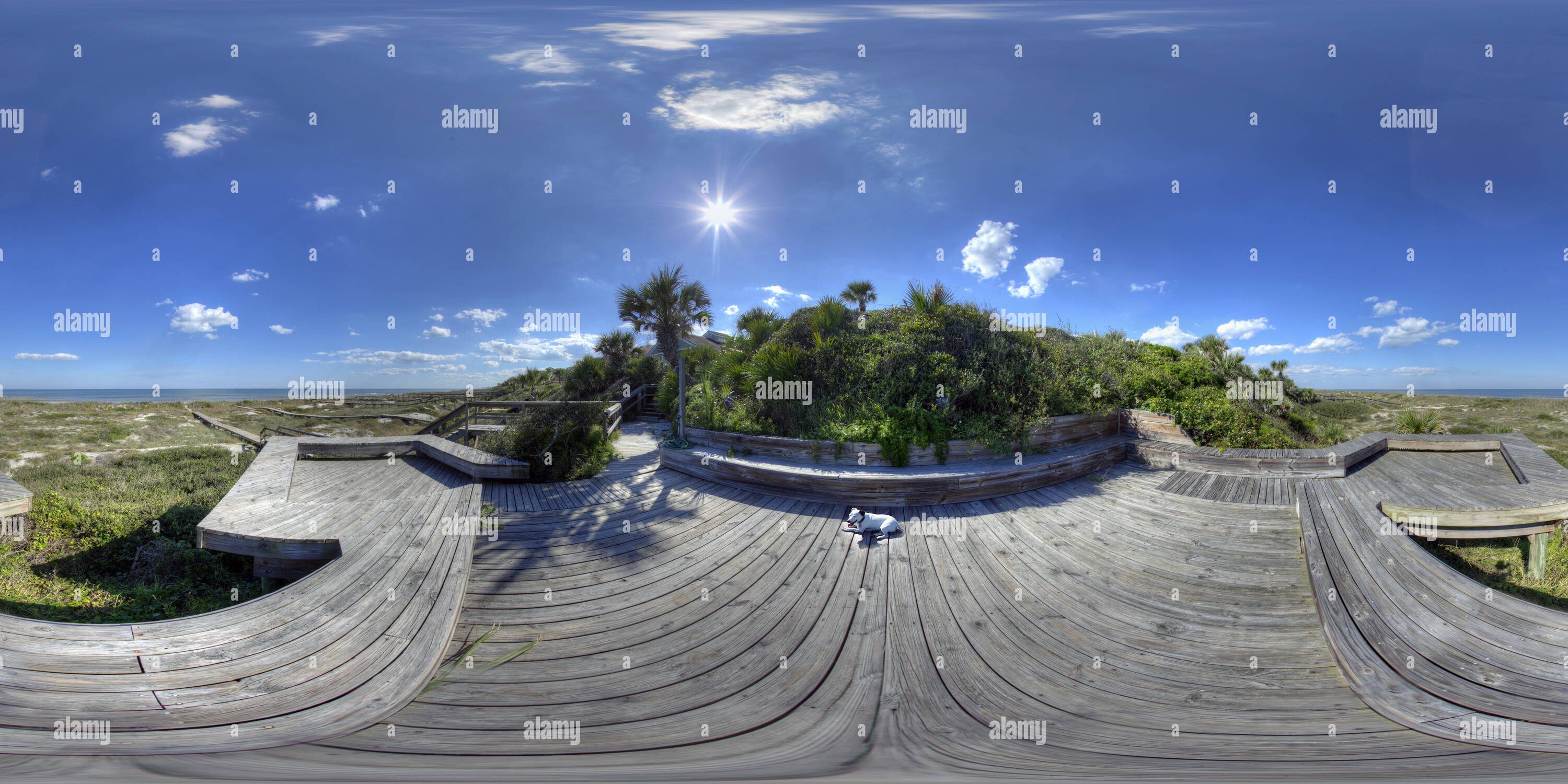 360° view of Sea Gardens Deck - Alamy