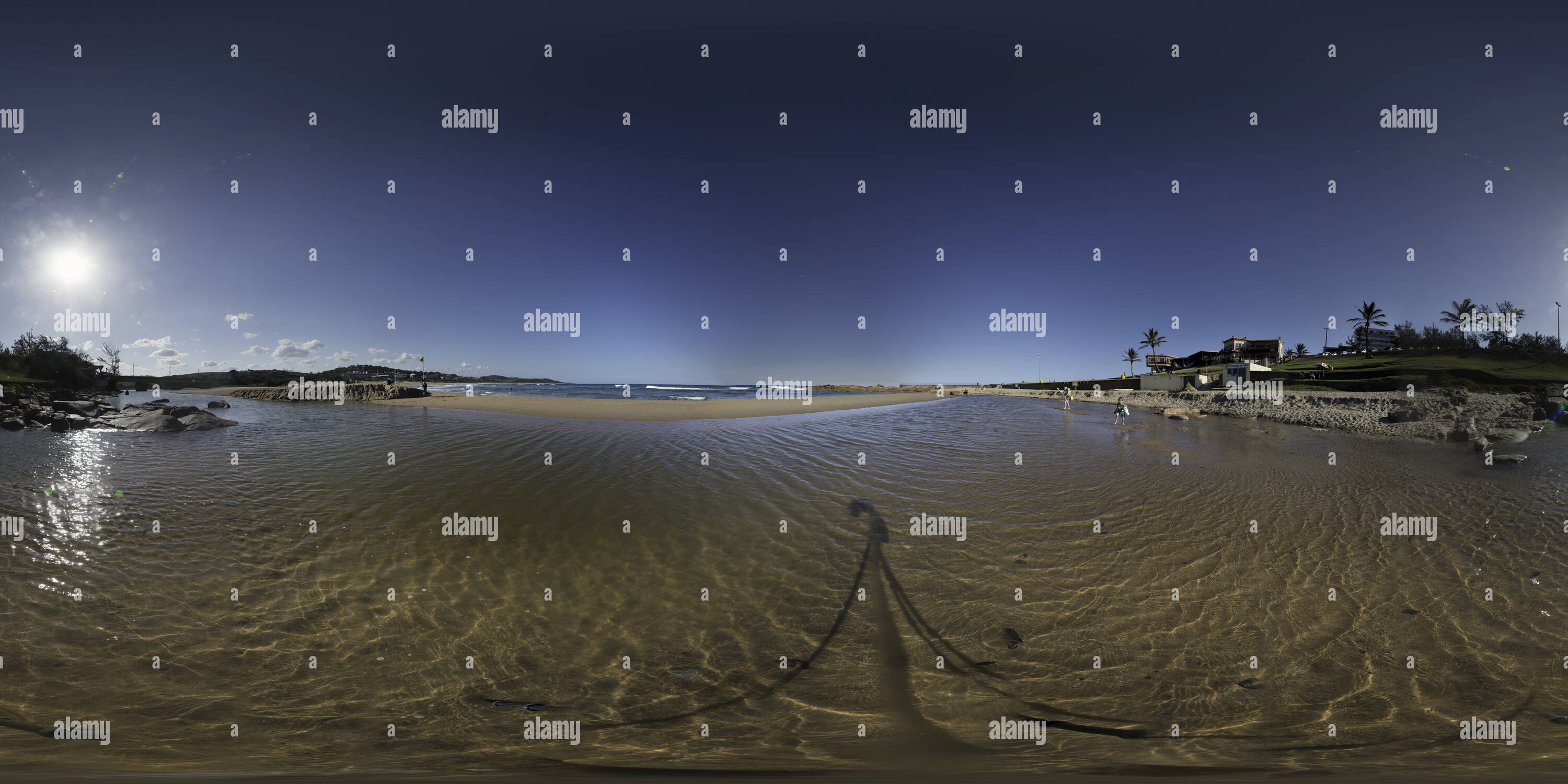 360° view of In The Water At Wimpy Beach - Alamy