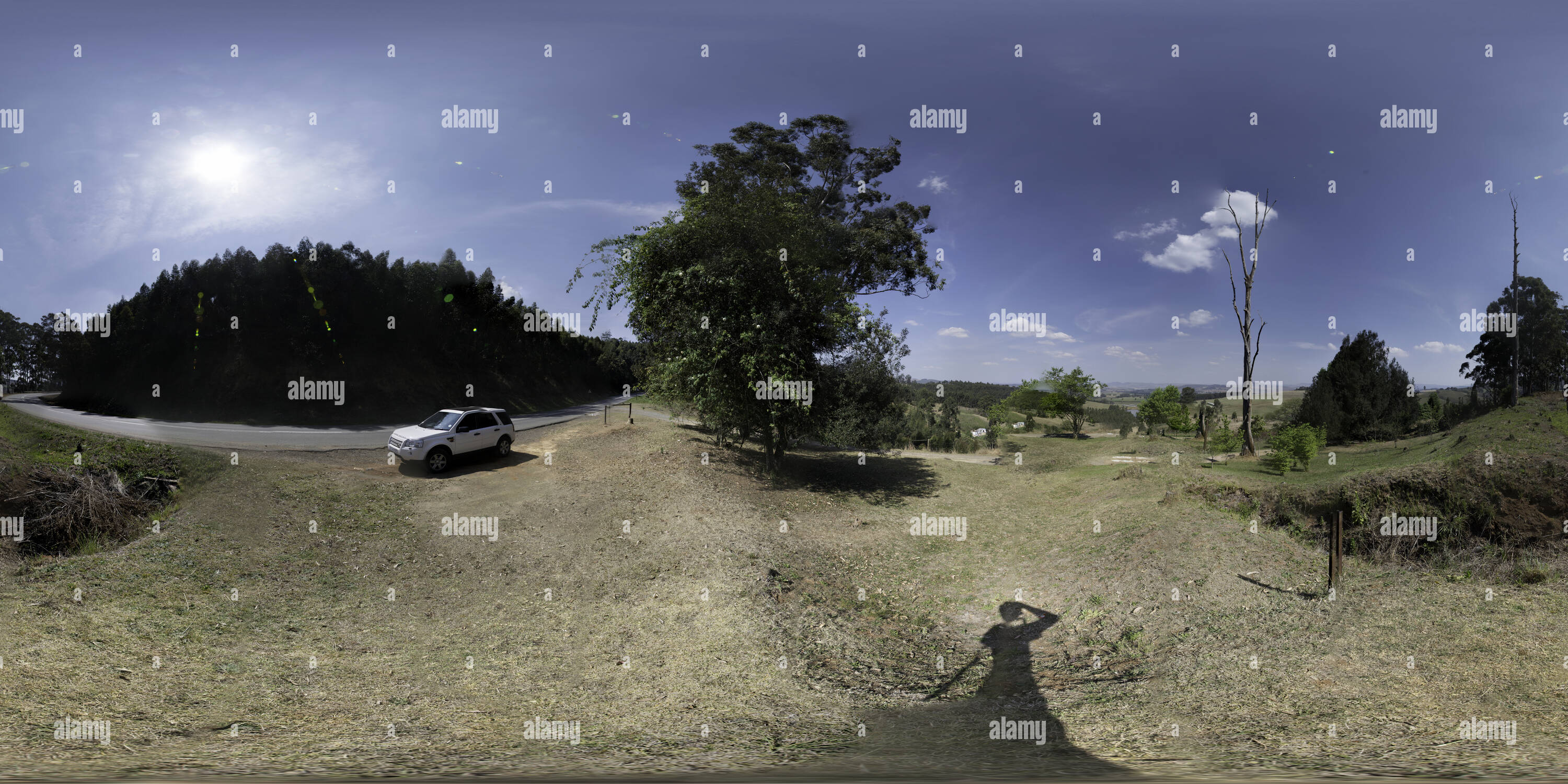 360° view of Stopping along the 103 - Alamy