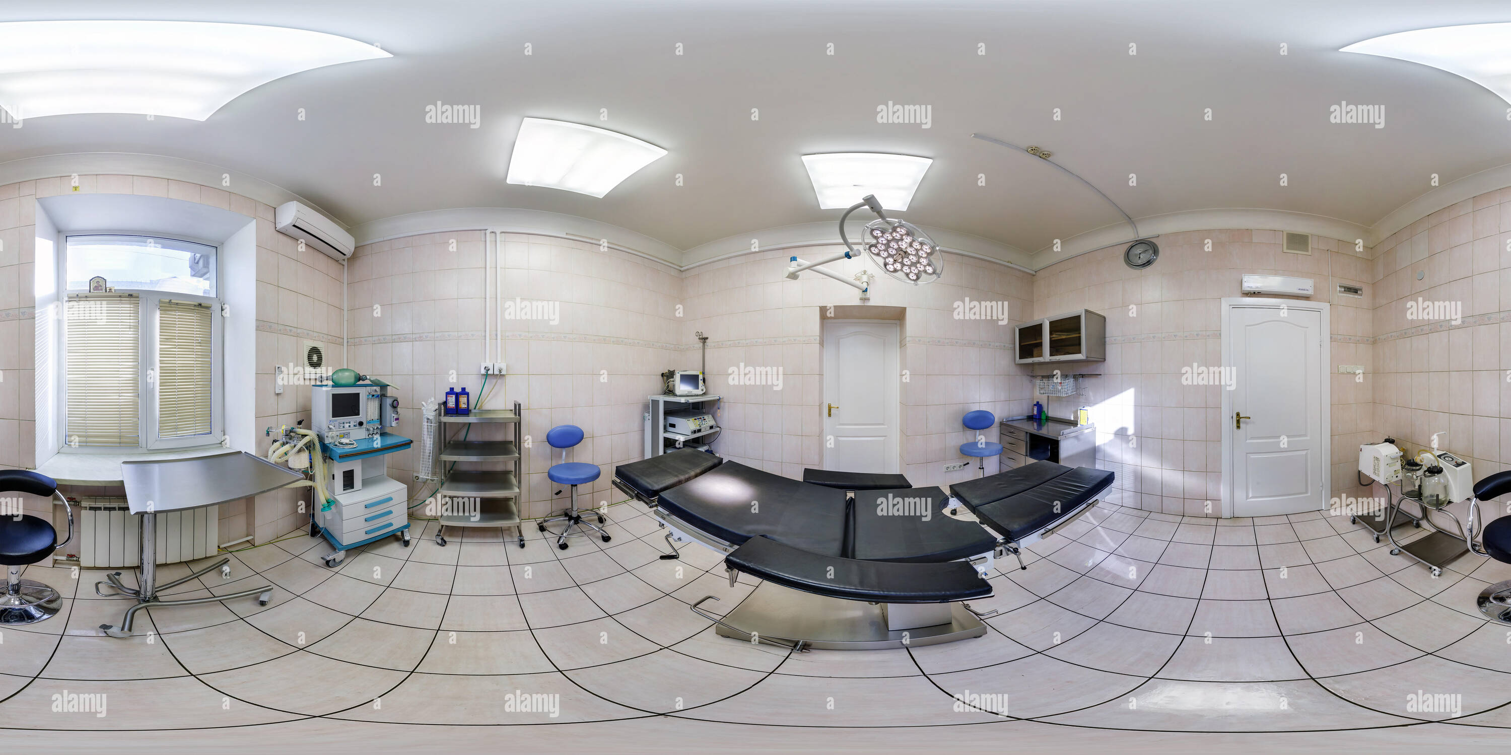 360° view of MINSK, BELARUS - APRIL 27, 2016: Panorama in interior ...