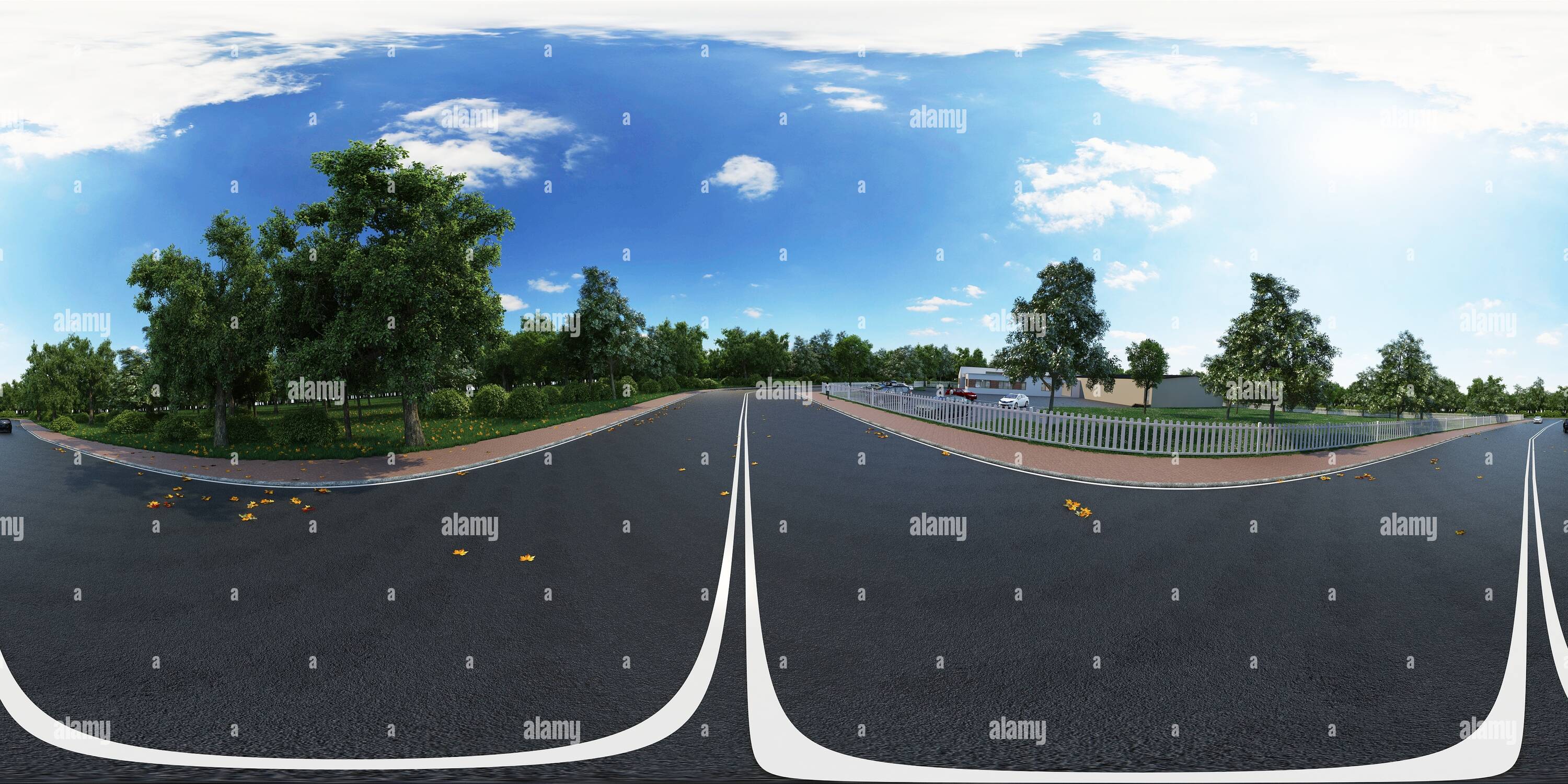 360° view of 3d Visual Landscape - Alamy