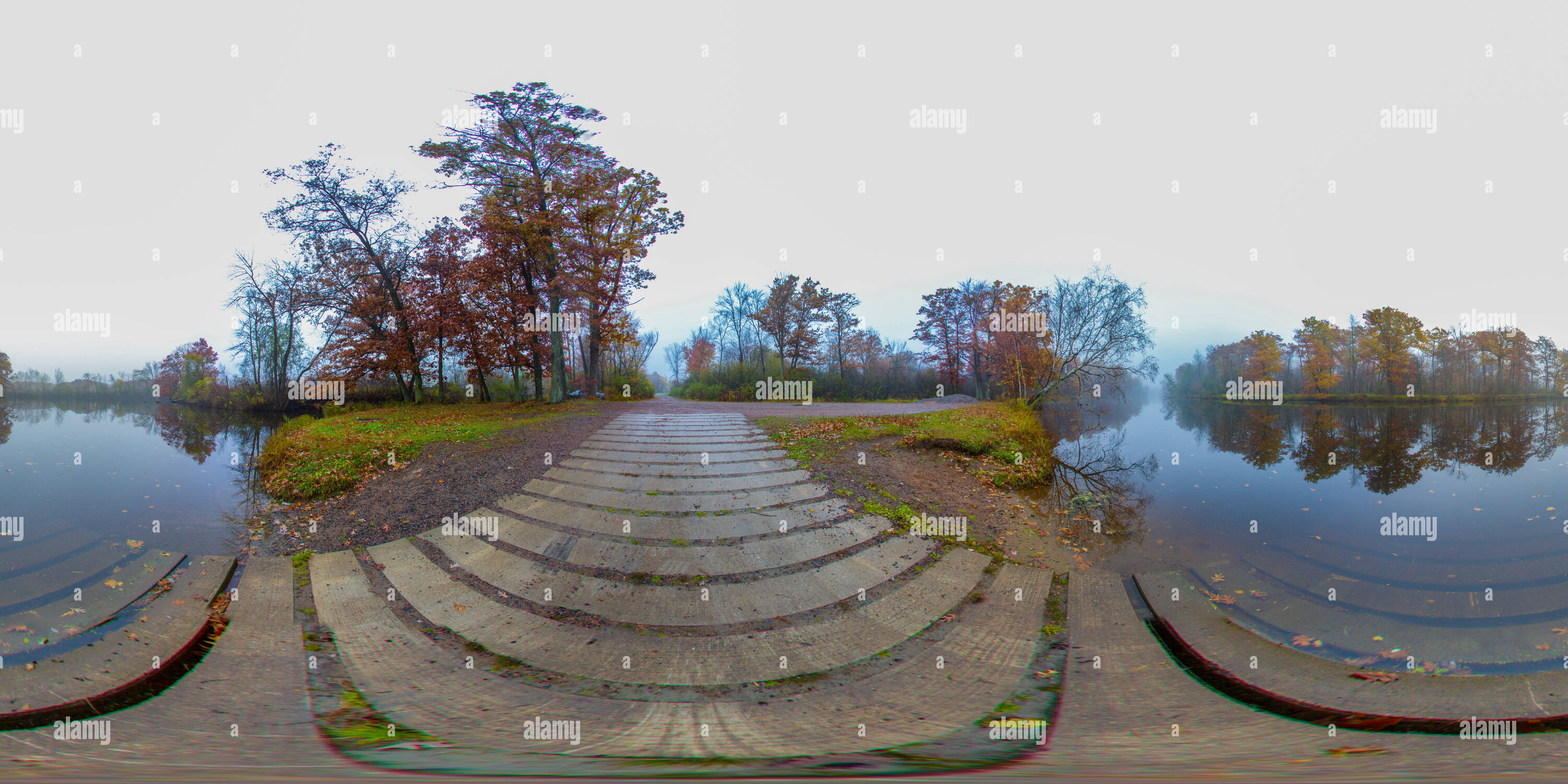 360° view of Wisconsin Rapids Boat Landing - Alamy