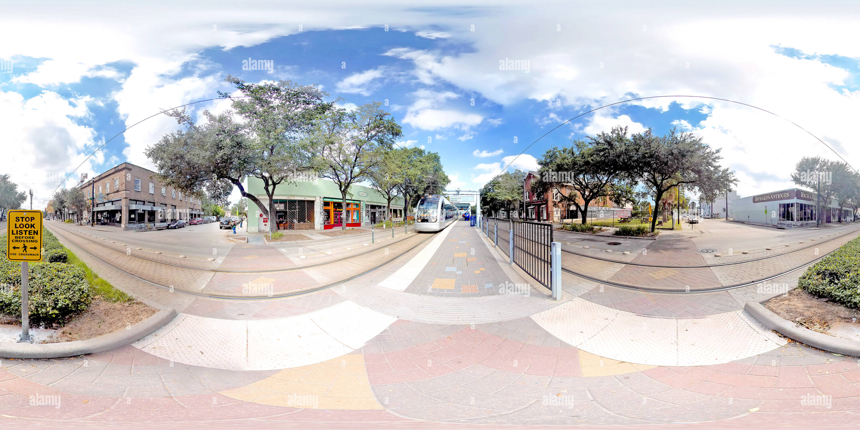 360° view of Mid Main Houston - Alamy