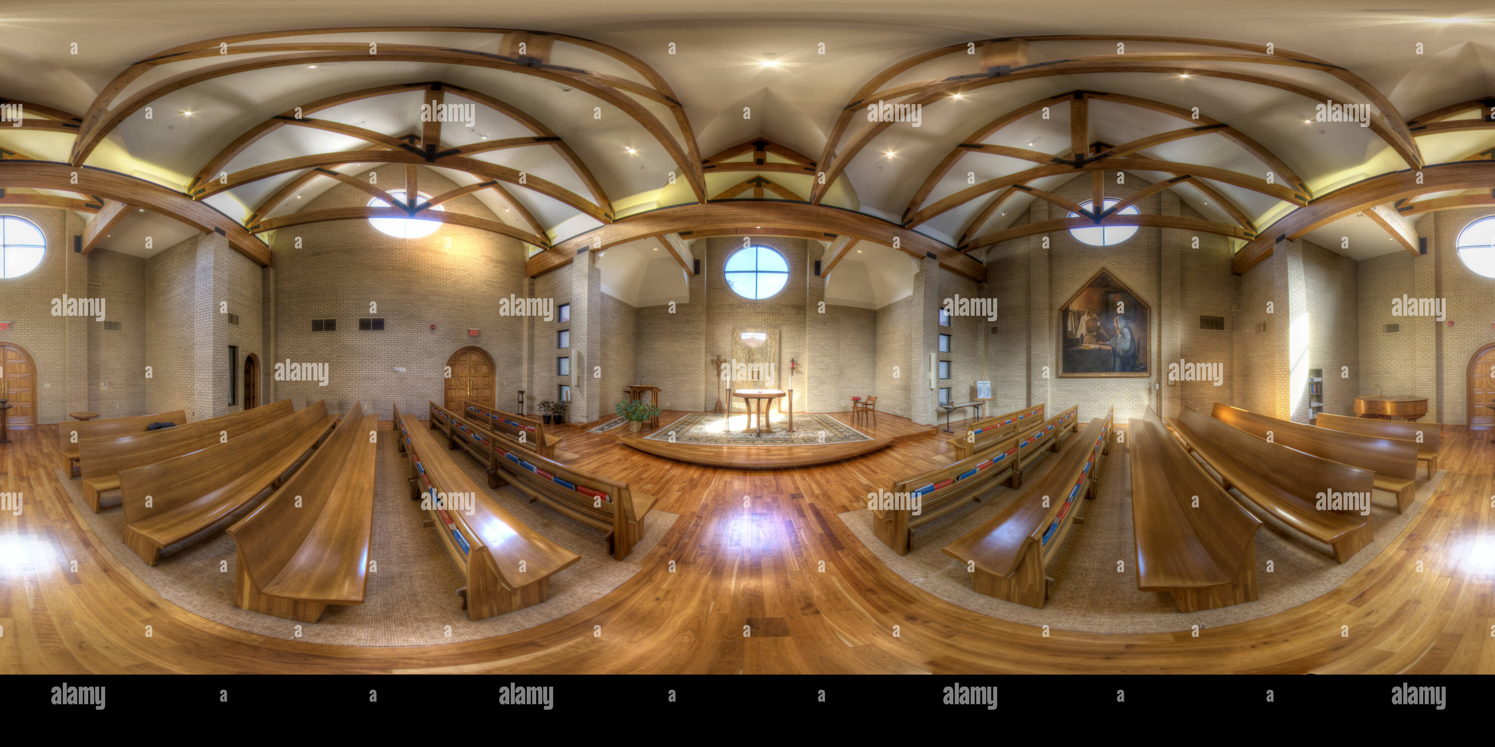 360° view of Chapel at Spiritual Life Center - Alamy