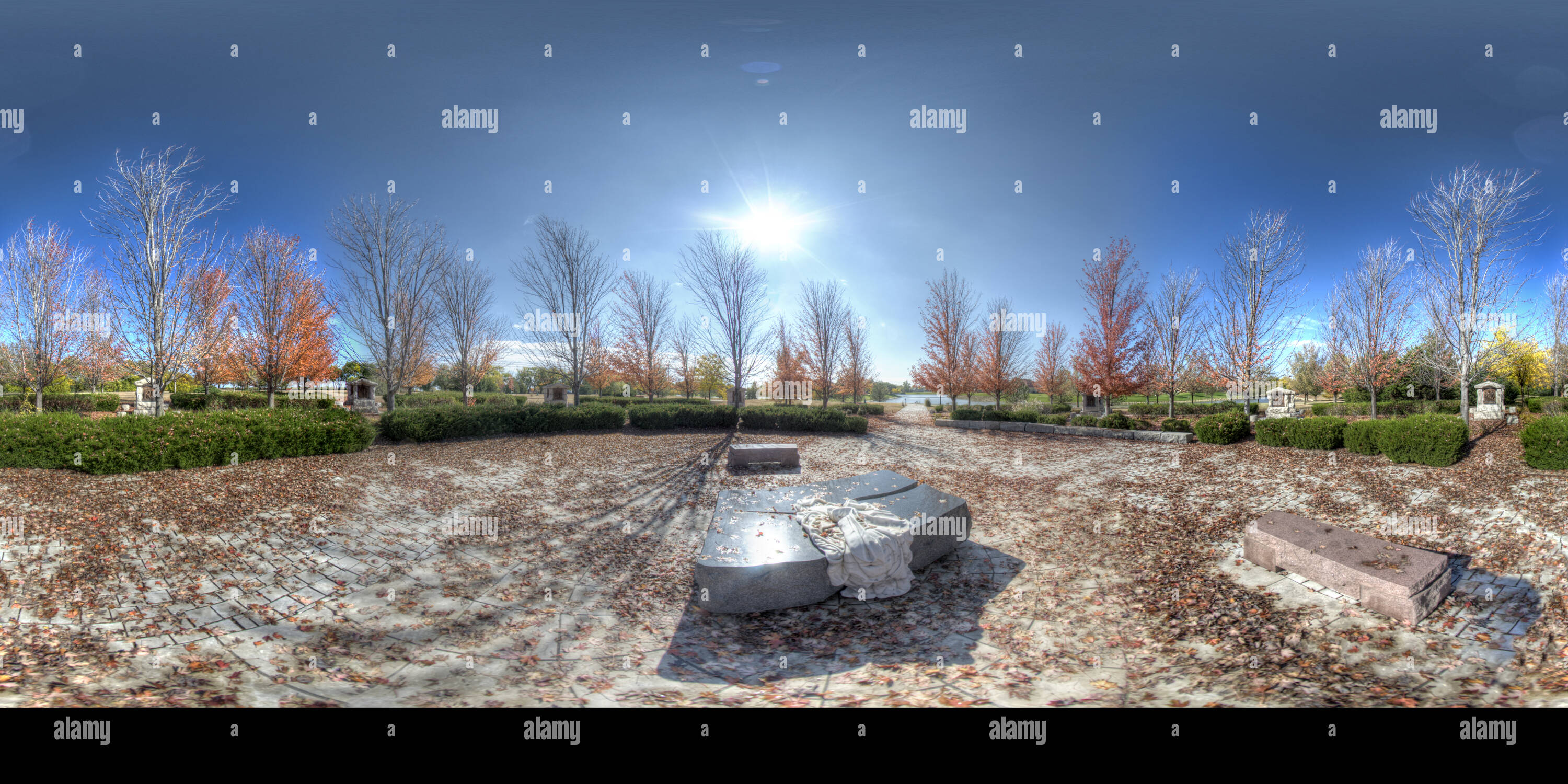 360° view of Stations of the Cross at the Spiritual Life Center - Alamy