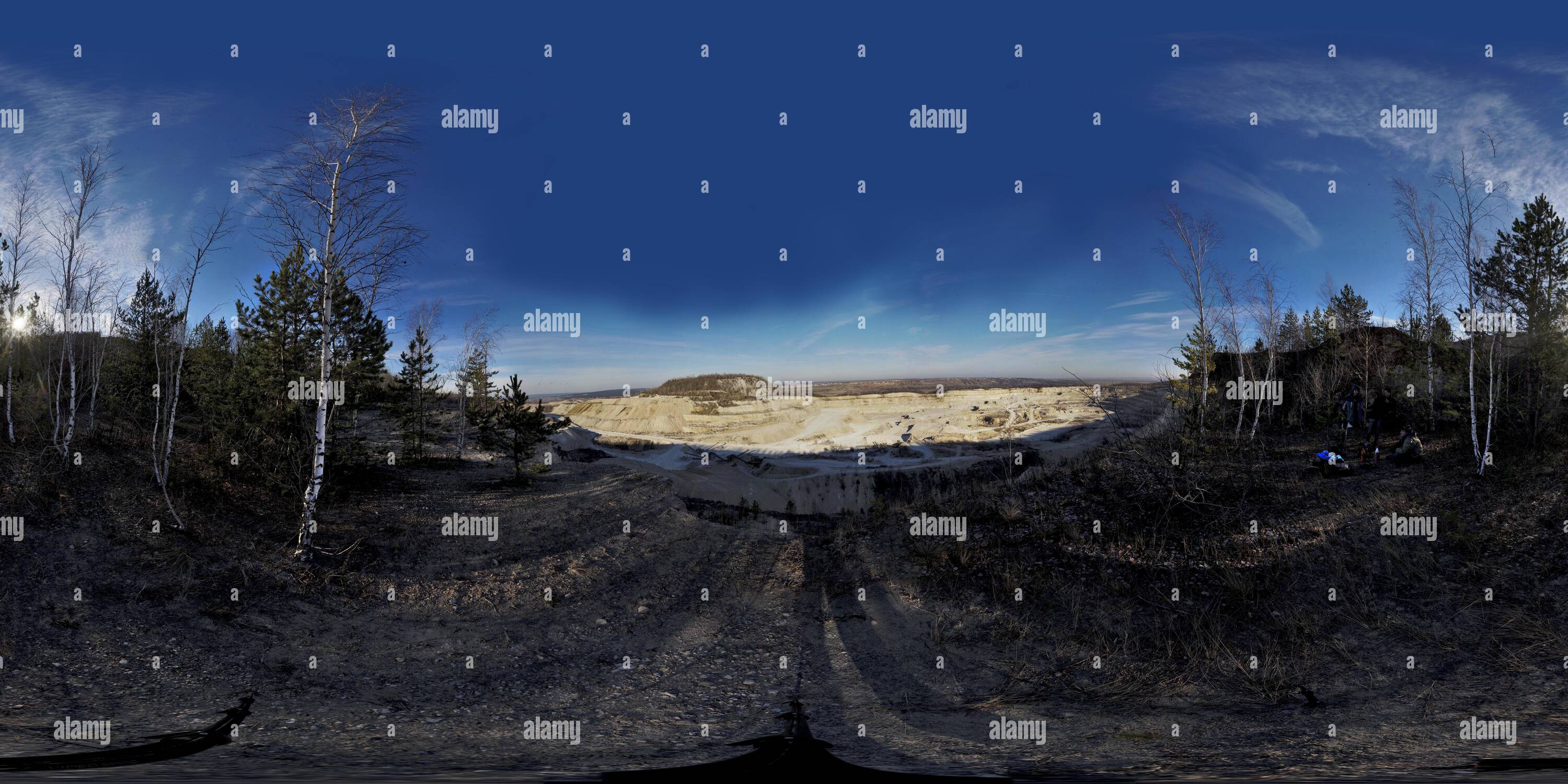 360° view of New quarry (SKU - Alamy