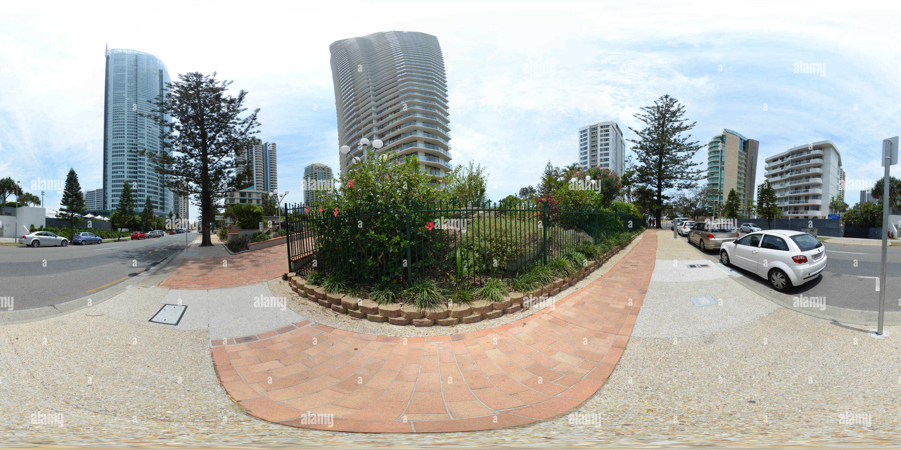 360° view of gold coast 2 australia - Alamy