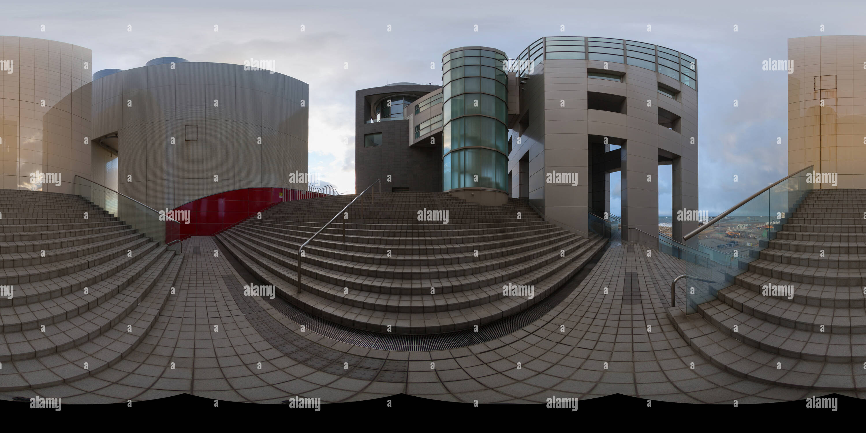 360° view of Irifune Minato Tower - Alamy