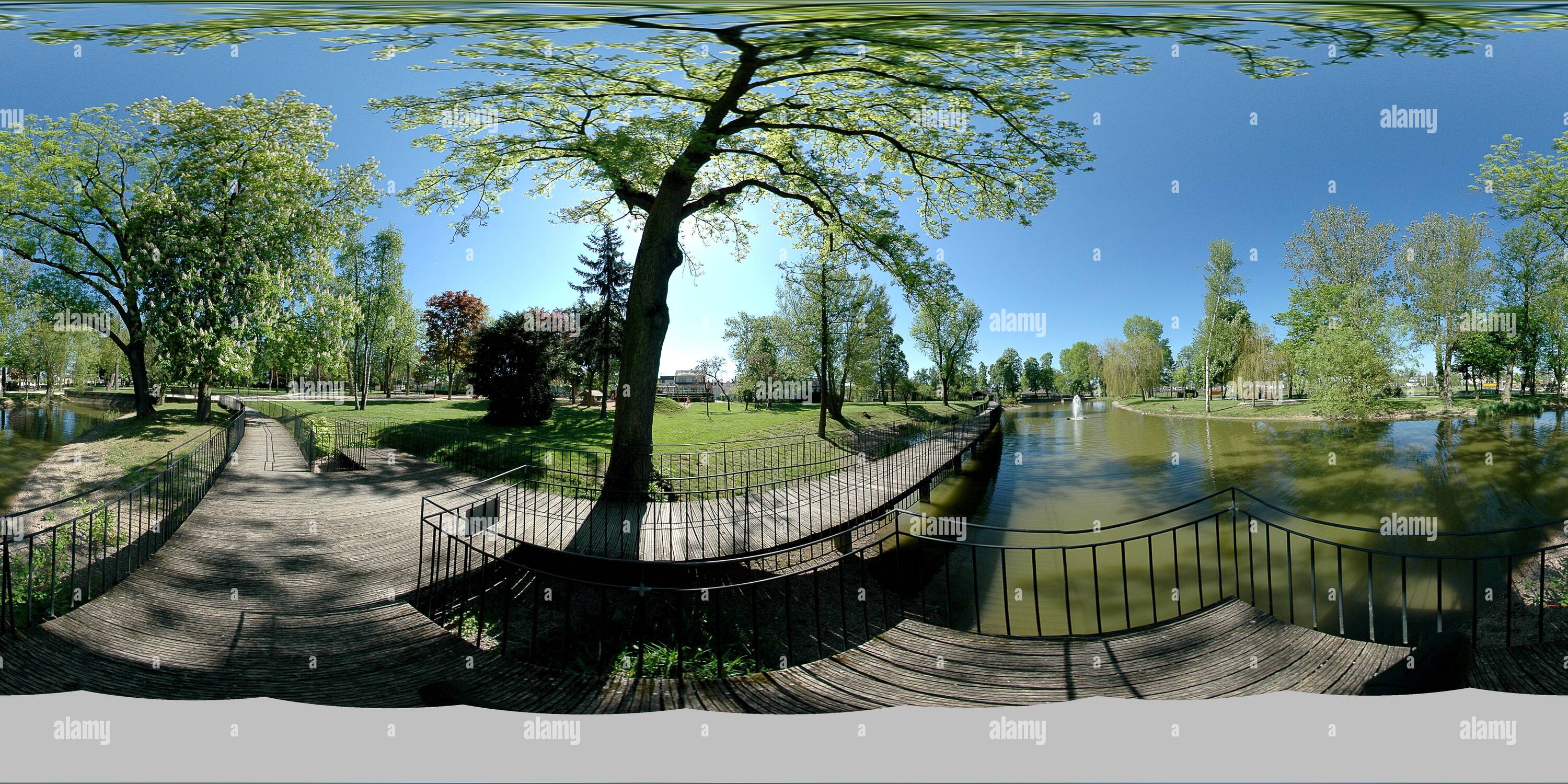 360° view of Park "Jacquinot" (Bettembourg - Alamy