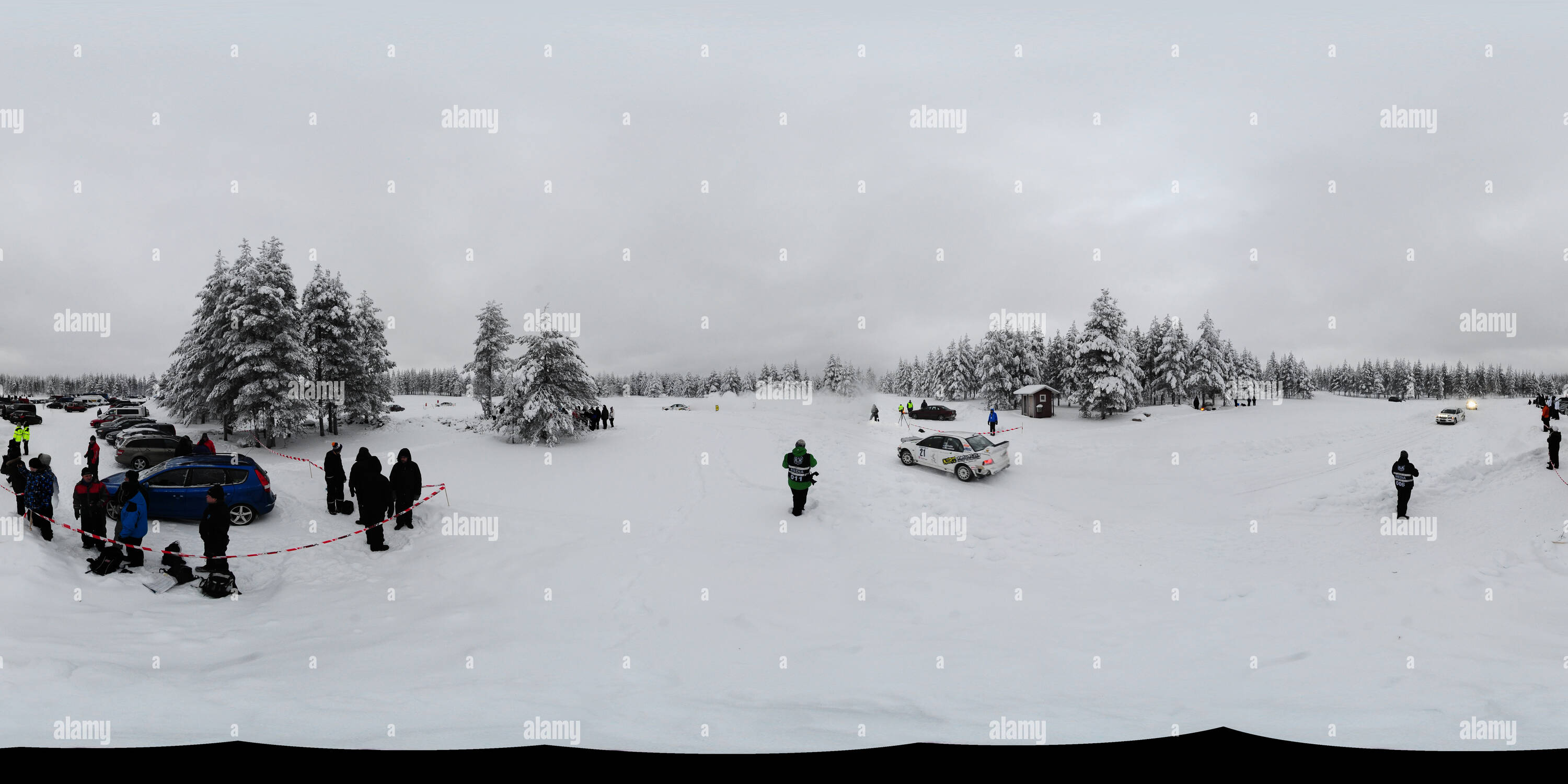 360° view of 2014 Arctic Lapland Rally - SS9-1 - Alamy