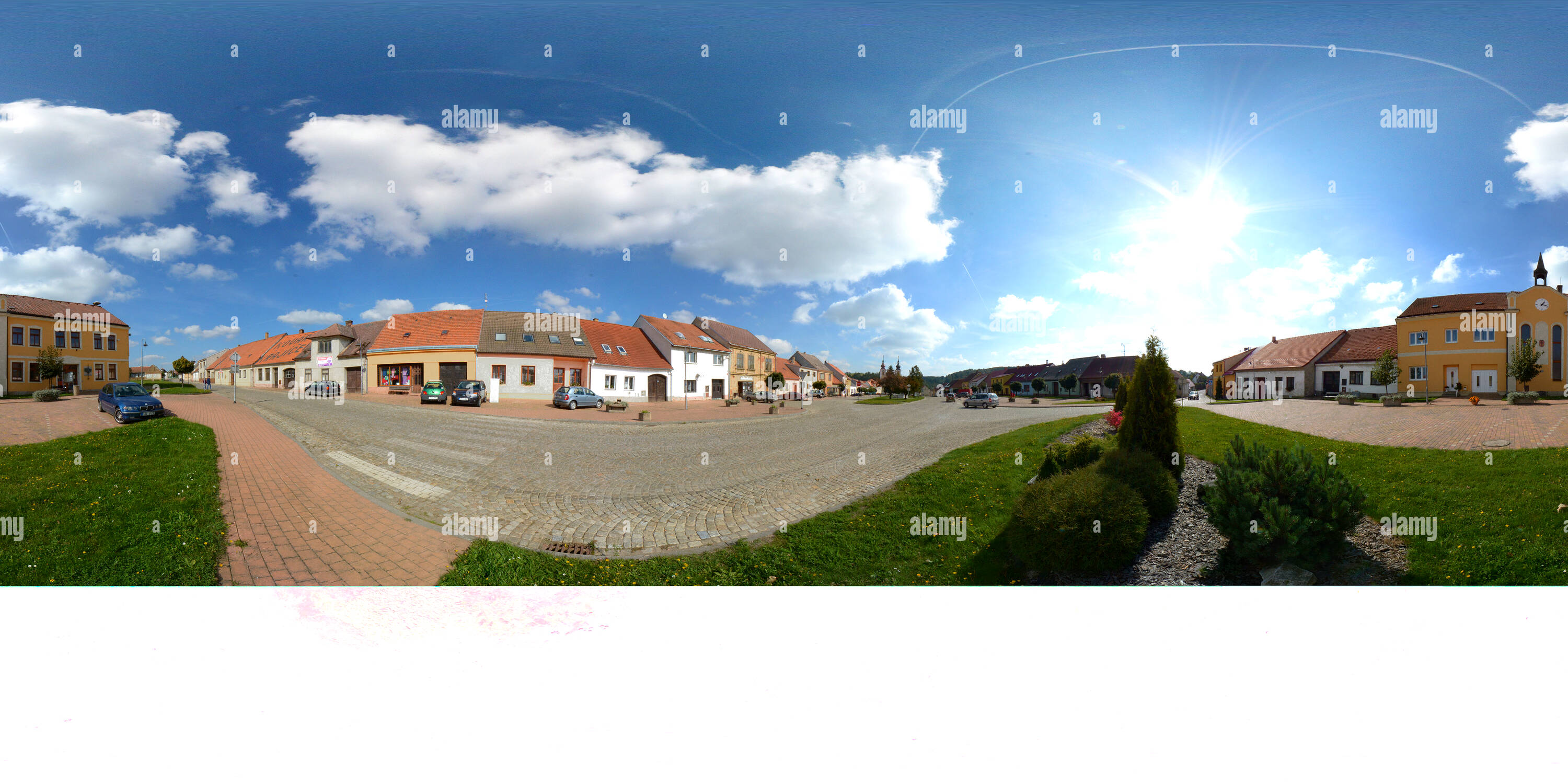 360° view of Nova Rise square - Alamy