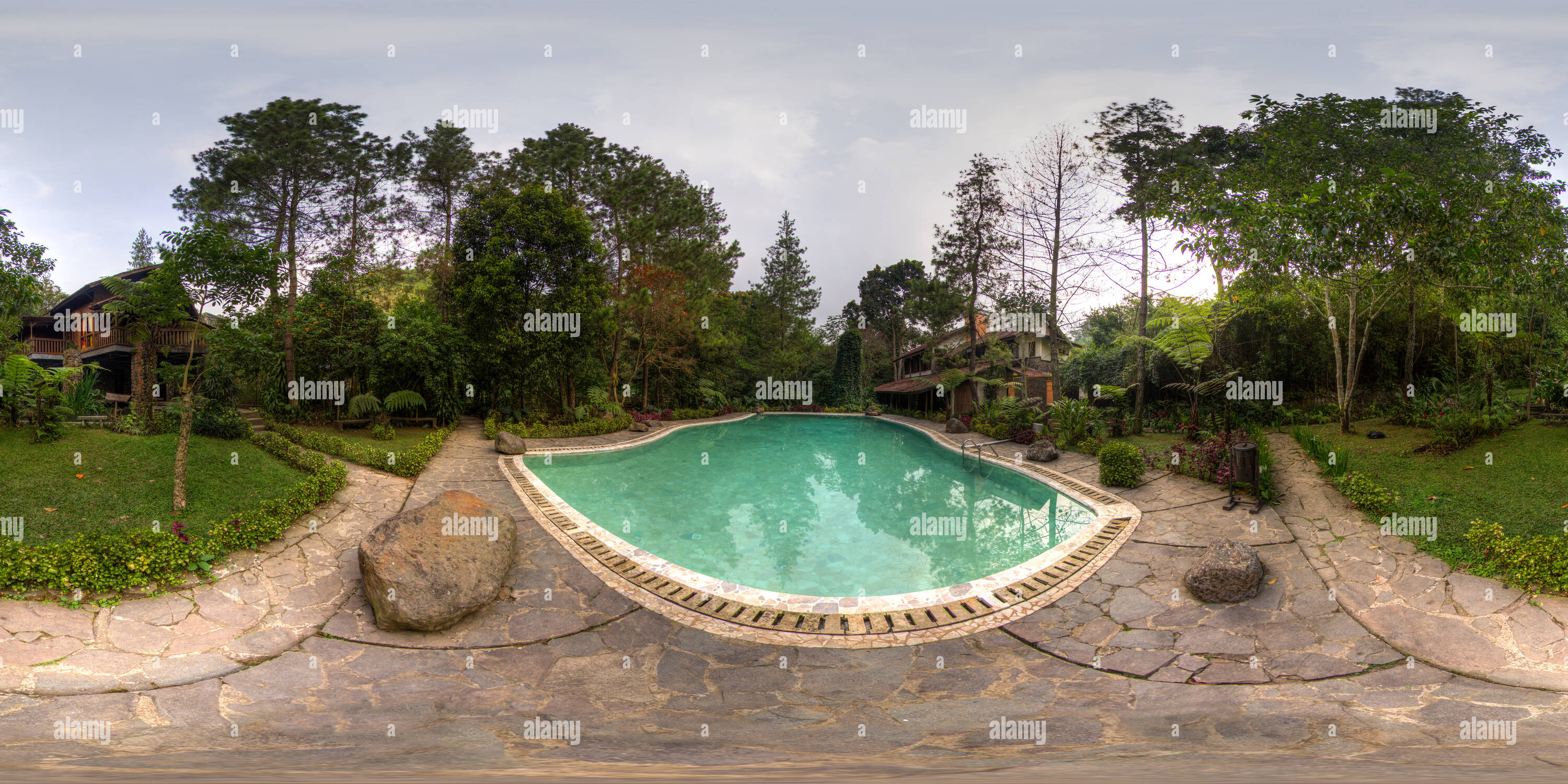 360° view of The Villa at Lembang, Bandung - Alamy
