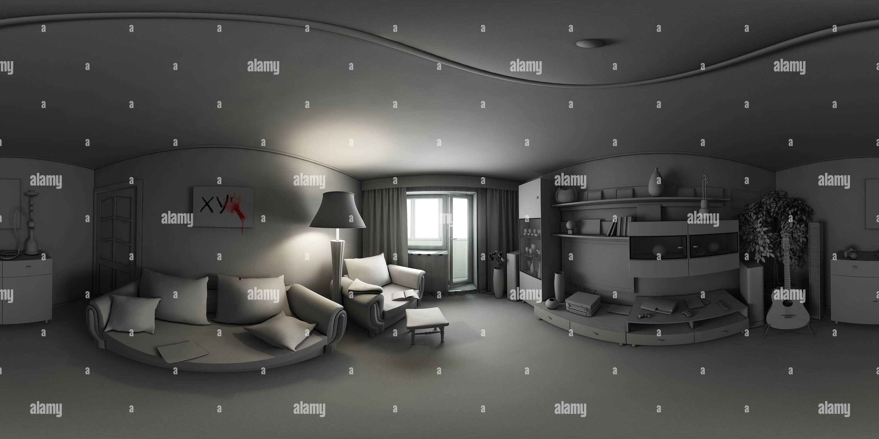 360° view of 3D сетка - Alamy