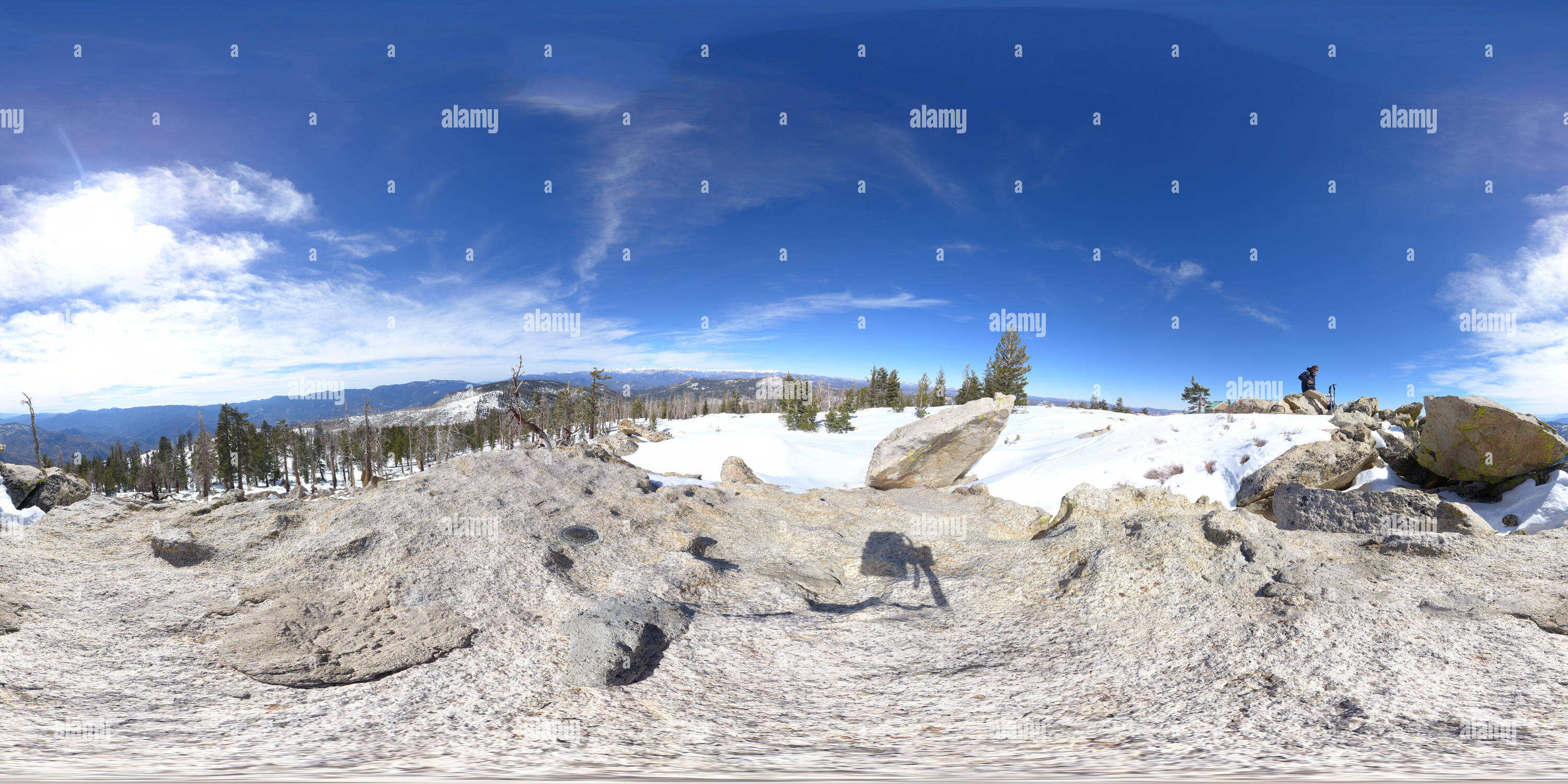 360° view of Sherman Peak Summit - Alamy