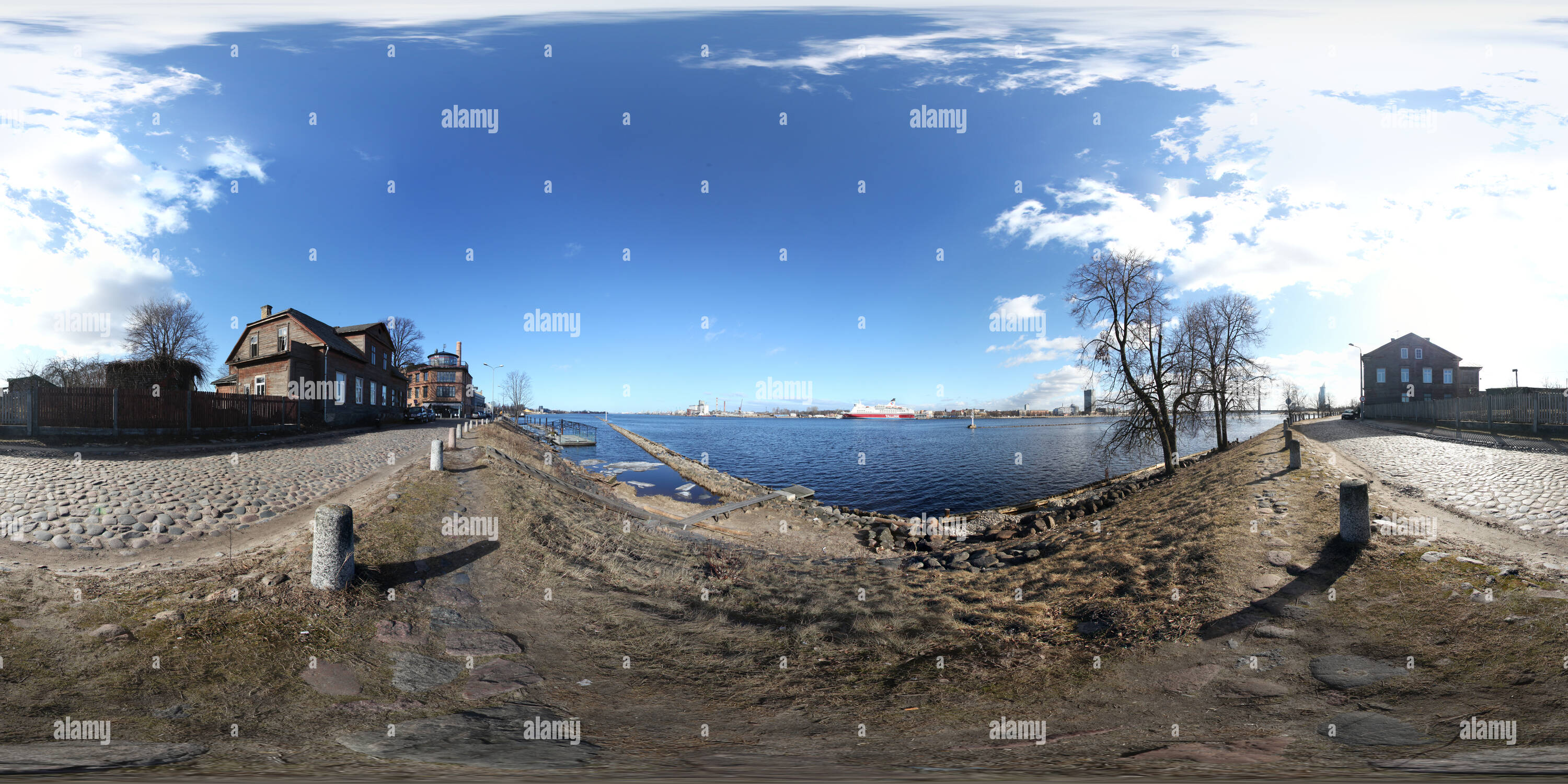 360° view of Kipsala, Riga, Latvia - Alamy