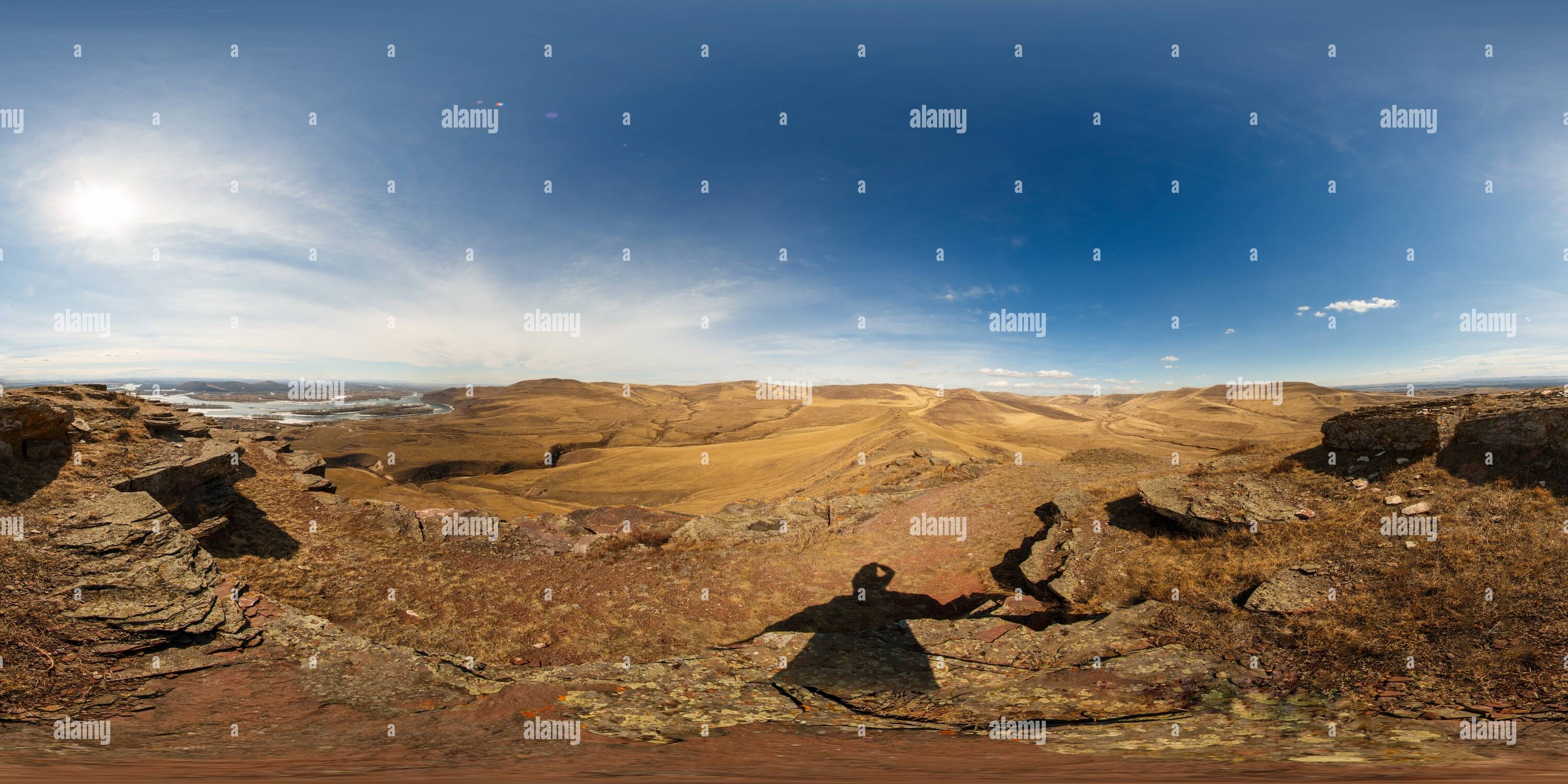 360° view of "Shishka" mount panoram - Alamy
